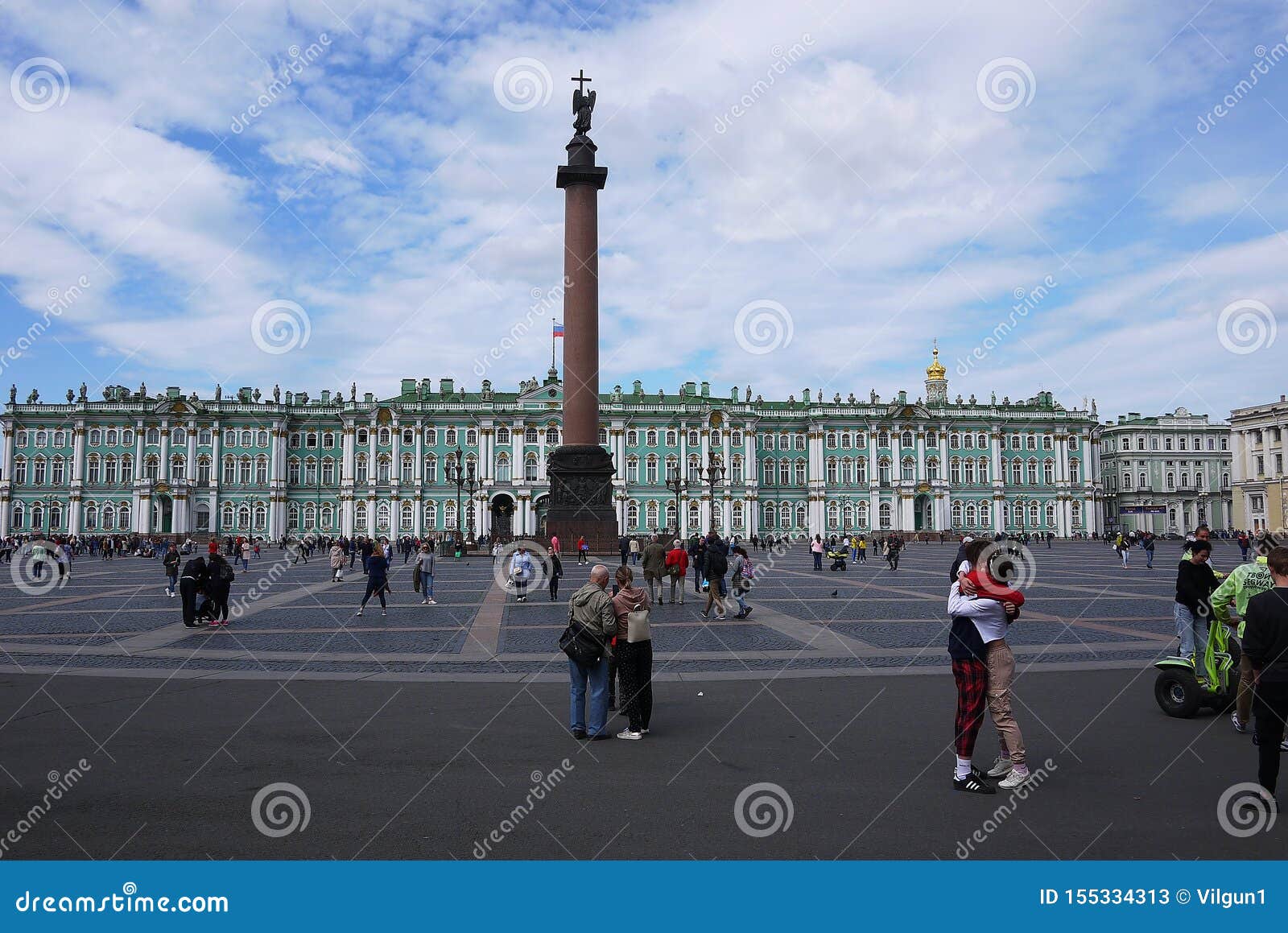 Palace Square in St. Petersburg Editorial Stock Photo - Image of ...