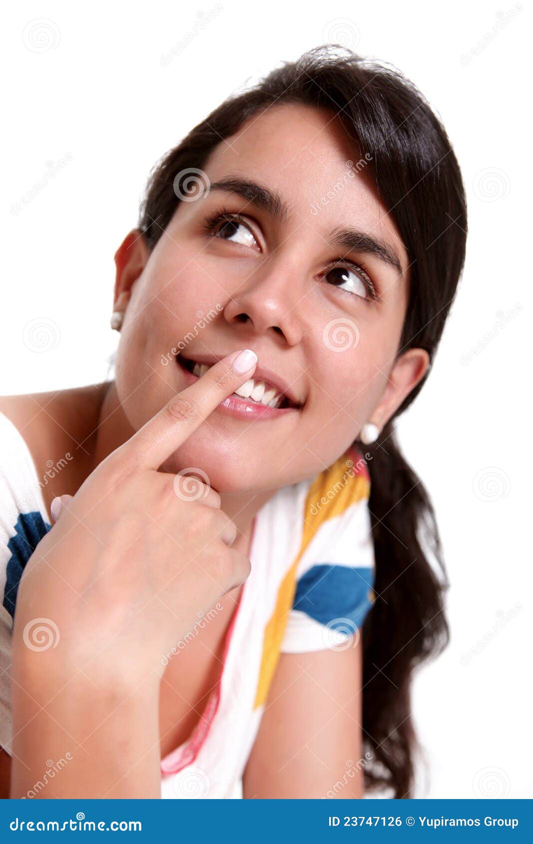 Imagining stock photo. Image of looking, fresh, finger - 23747126