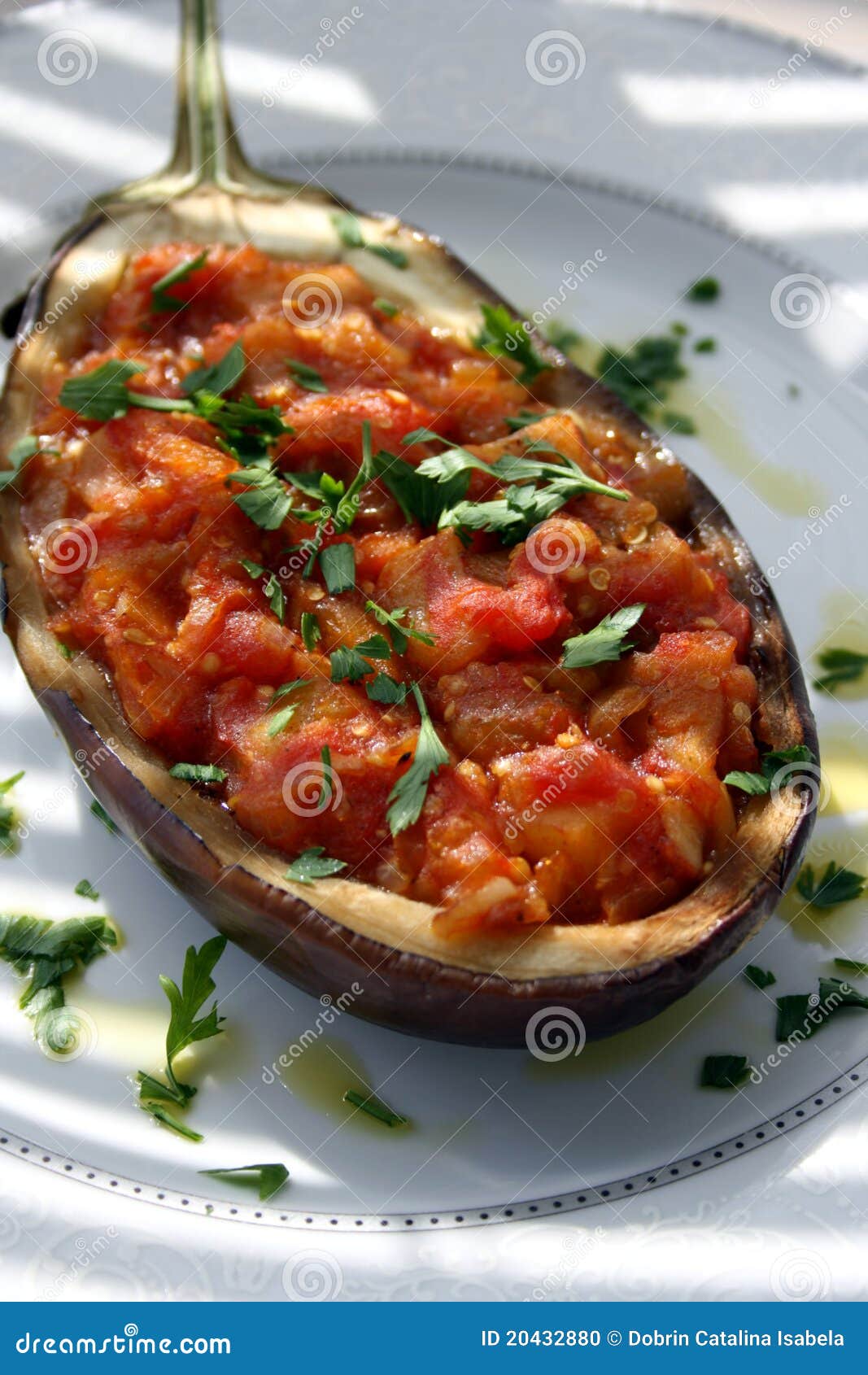 Imam bayildi stock photo. Image of eggplant, prepared - 20432880