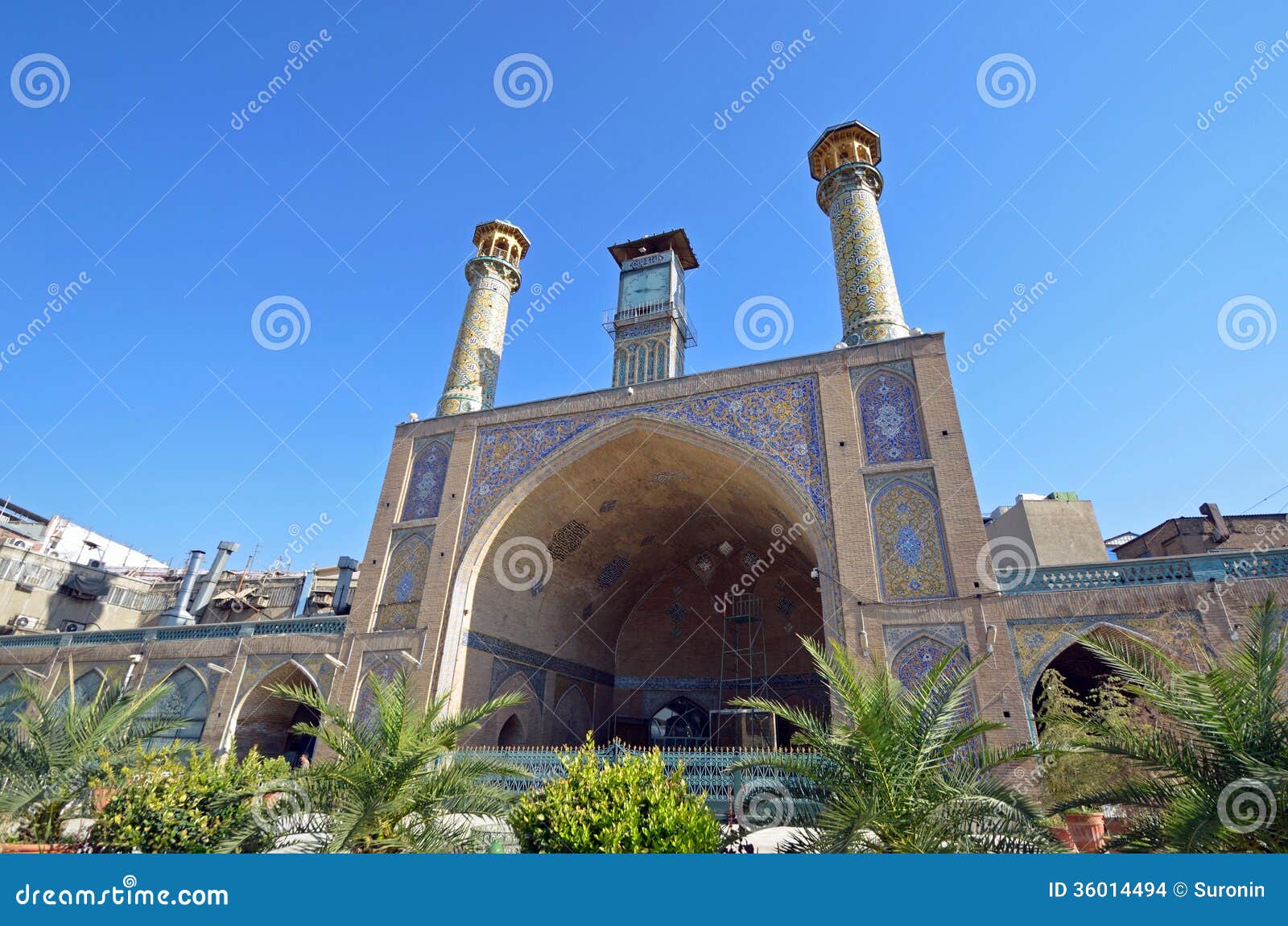 Imam Khomeini Mosque stock photo. Image of khomeini, tehran - 36014494