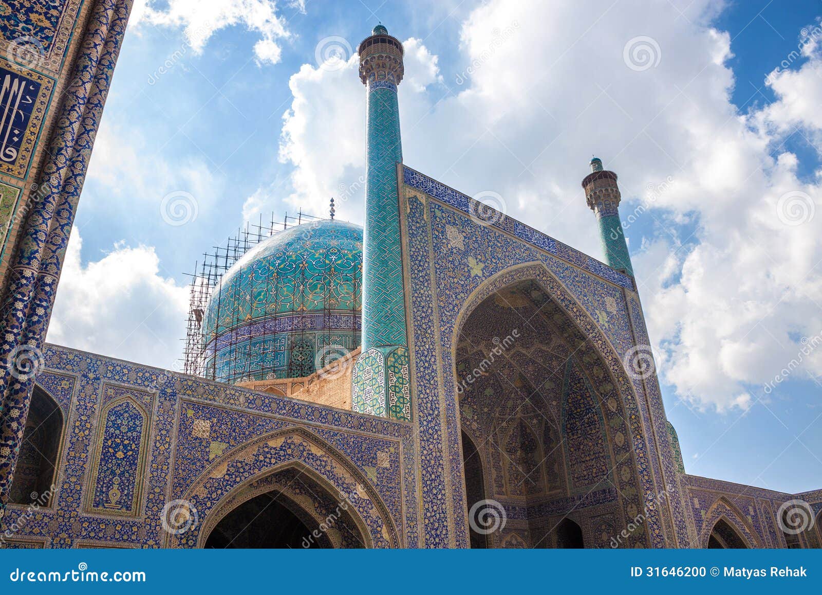 Imam Mosque fotografia stock. Immagine di orientale, moschea - 31646200