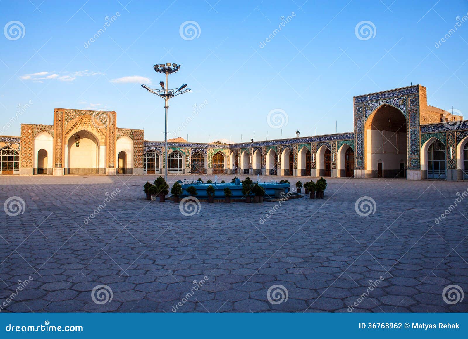 Imam mosque in Kerman stock photo. Image of exterior - 36768962