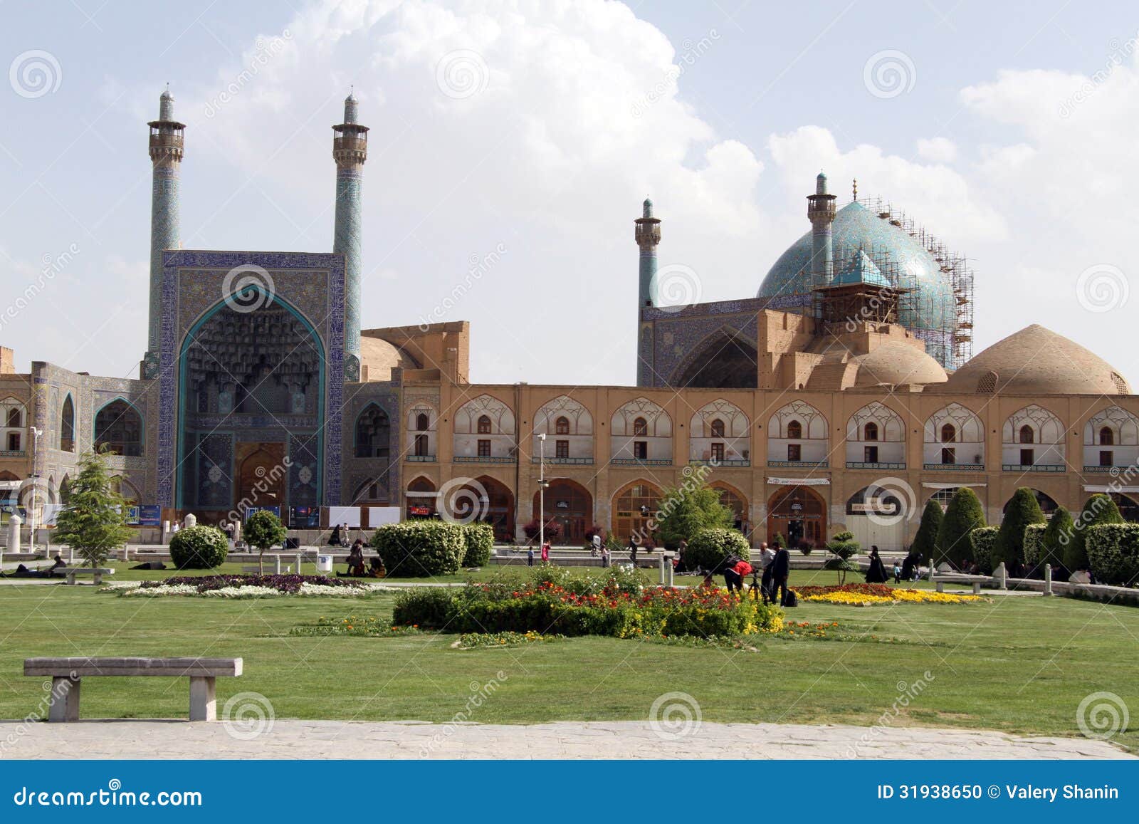 Imam mosque editorial image. Image of square, imam, bush - 31938650