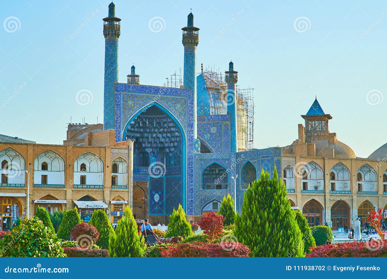 Imam ` S Moschee in Isfahan, Der Iran Redaktionelles Stockfotografie ...