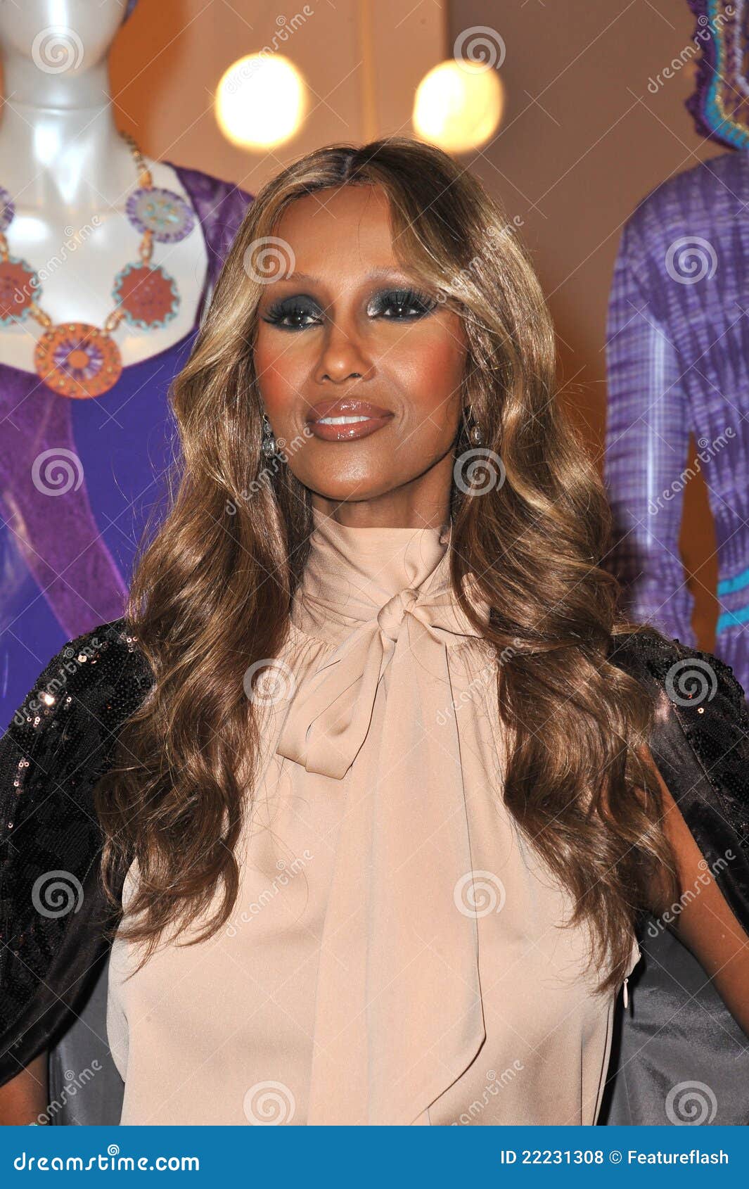 Iman editorial stock photo. Image of style, featureflash - 22231308