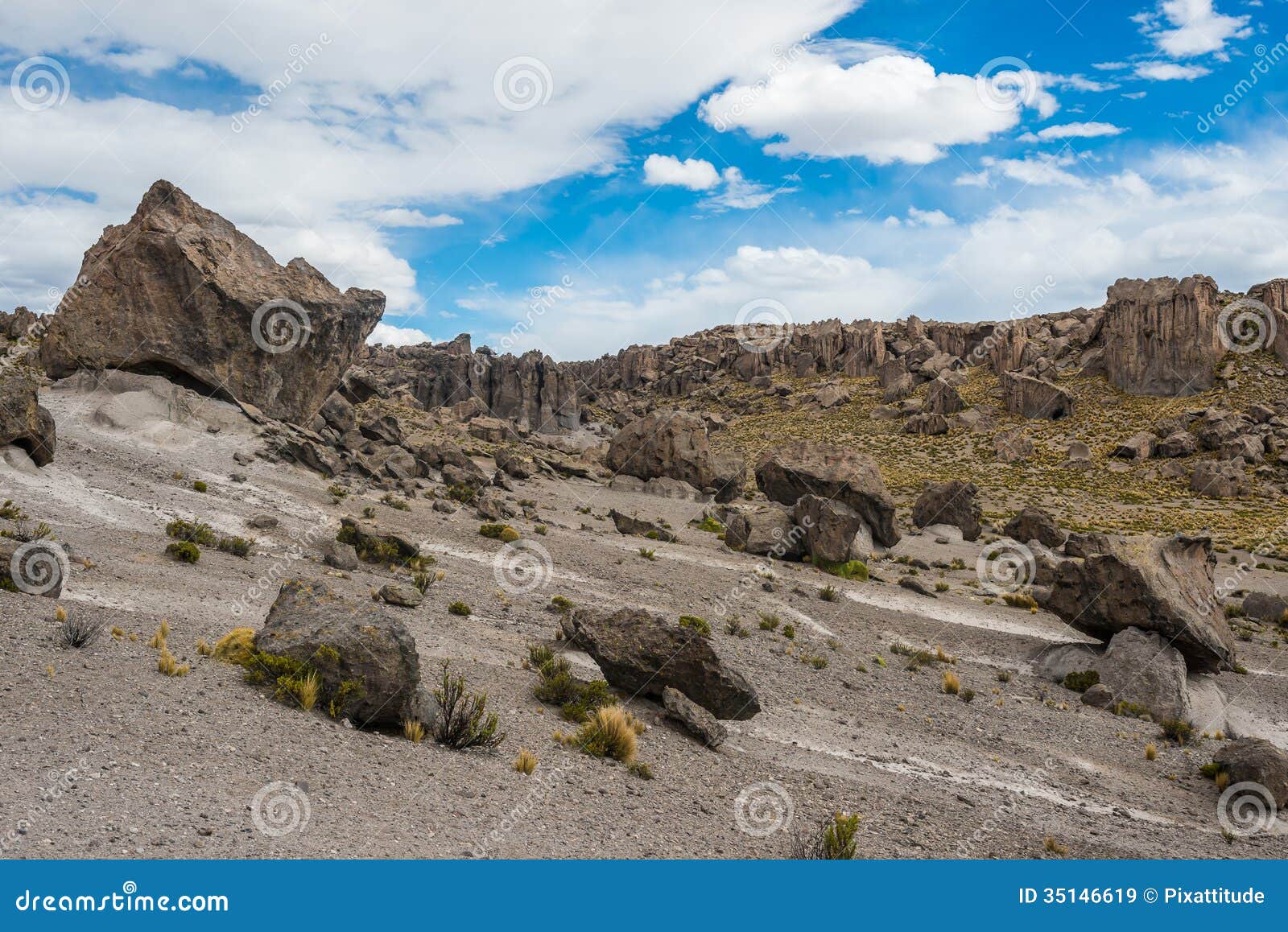 Imata Stone Forest in the Peruvian Andes Arequipa Peru Stock Image ...