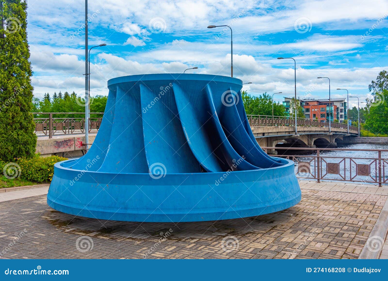 Imatra Rapids during a Low Water Flow in Finland Stock Photo - Image of ...