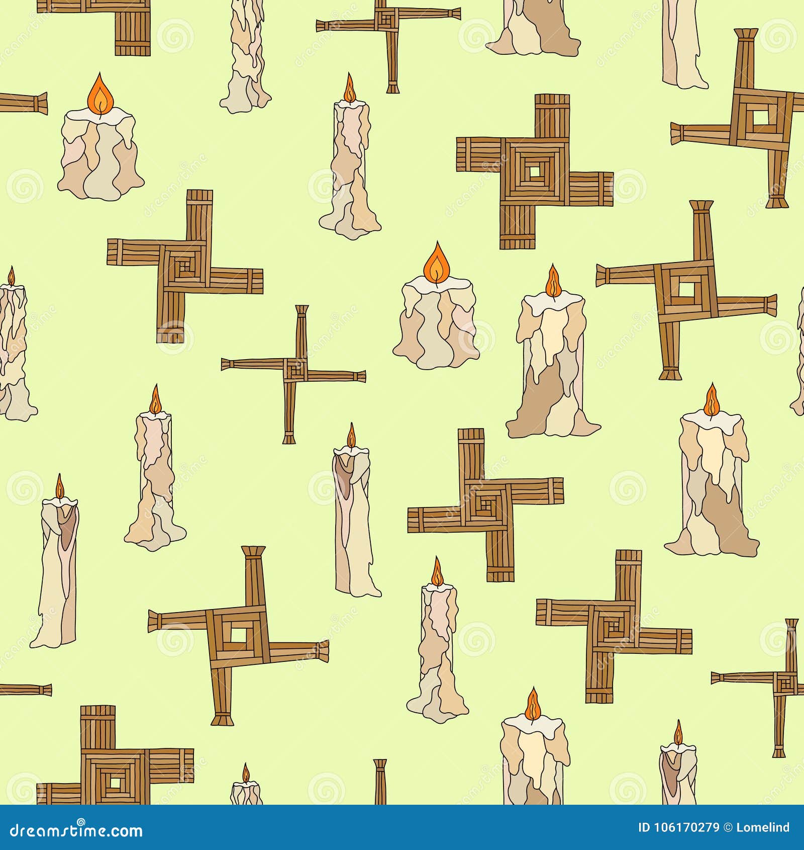 Brigid Cross Icon Vector From Ireland Concept. Thin Line Illustration ...