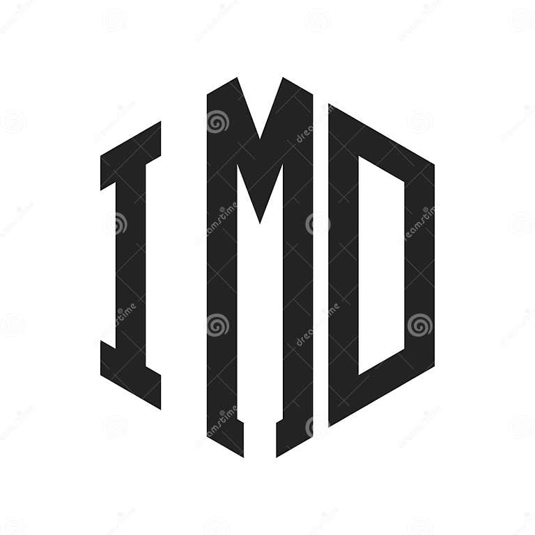 IMD Logo Design. Initial Letter IMD Monogram Logo Using Hexagon Shape ...