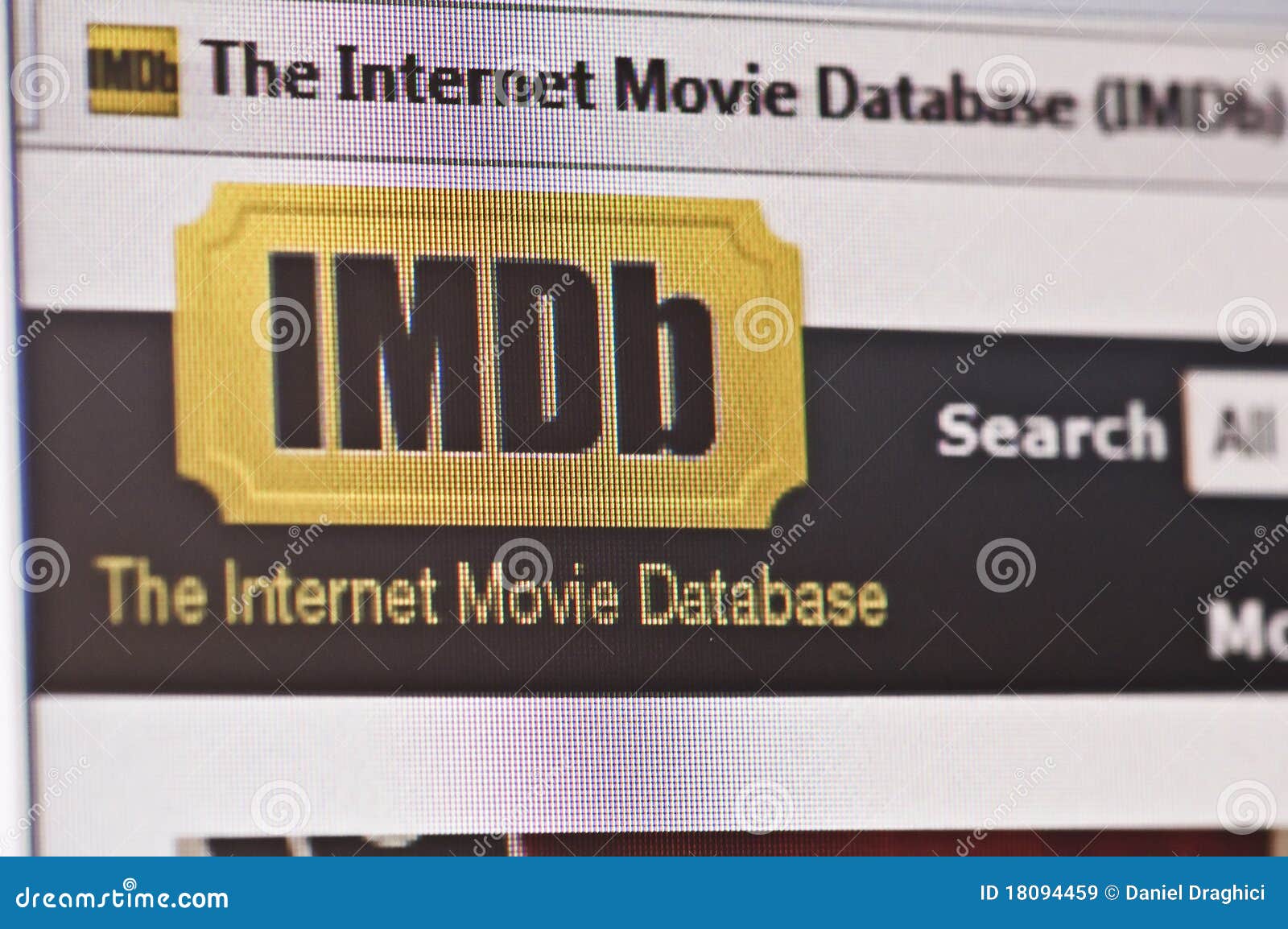 IMDb Website Logo Editorial Image | CartoonDealer.com #118654968