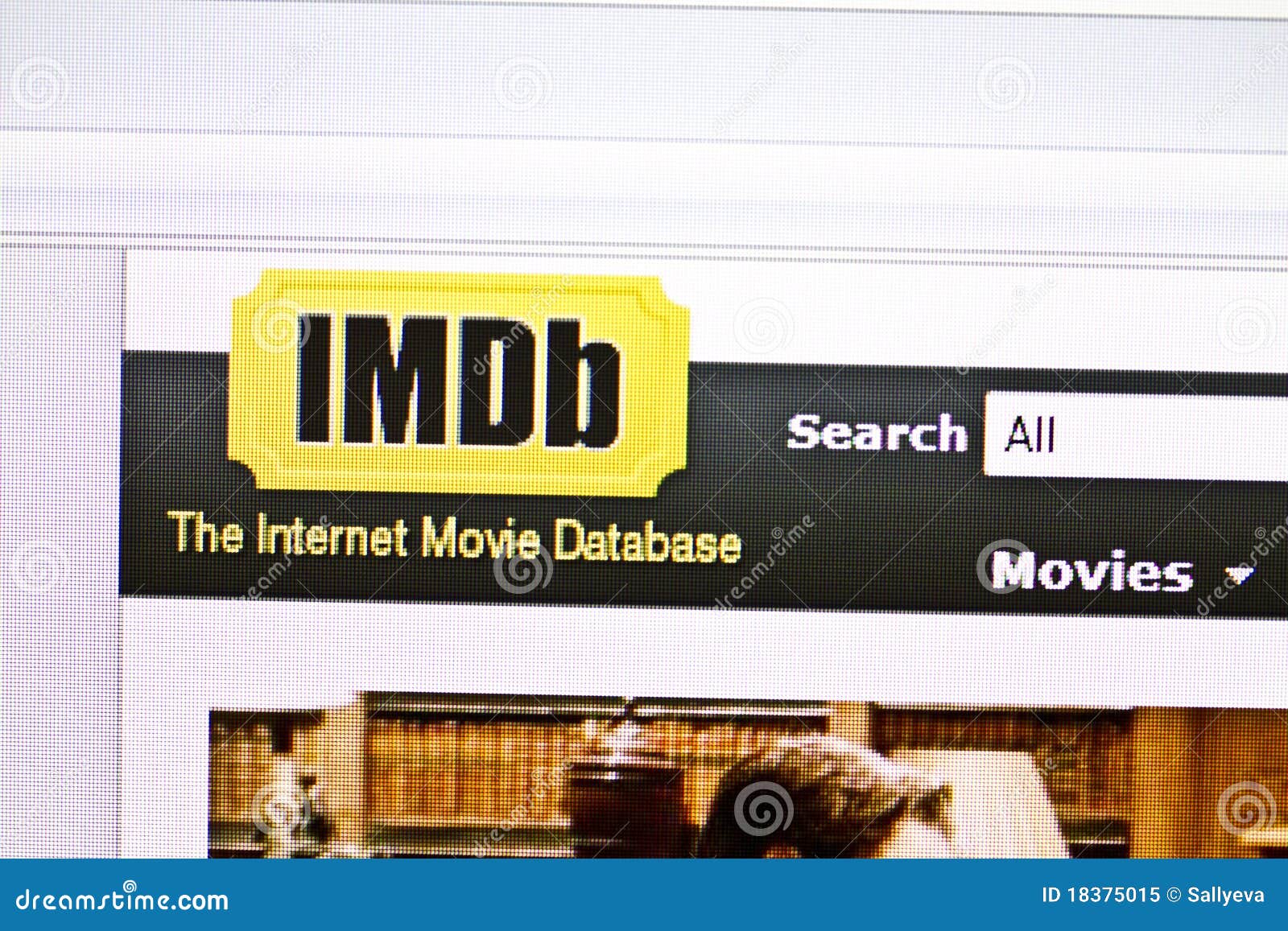 IMDb Website Logo Editorial Image | CartoonDealer.com #118654968