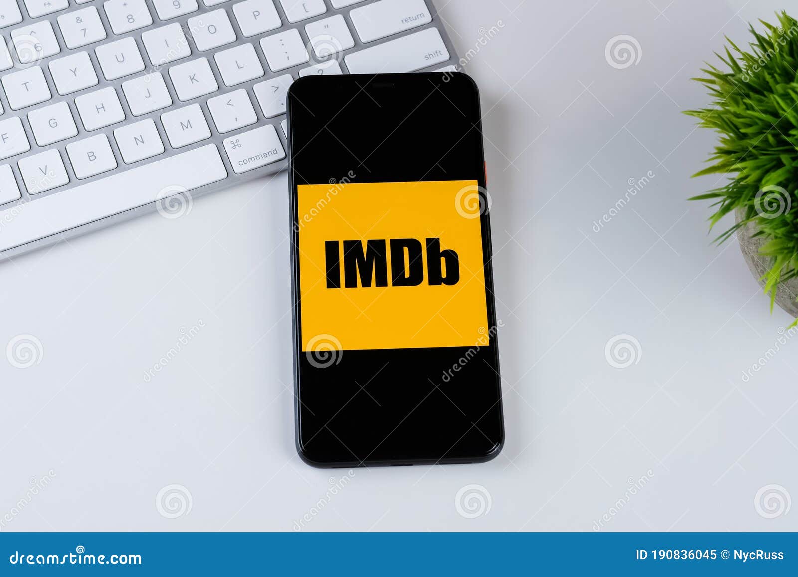 IMDb App Logo on a Smartphone Screen. Editorial Image - Image of ...