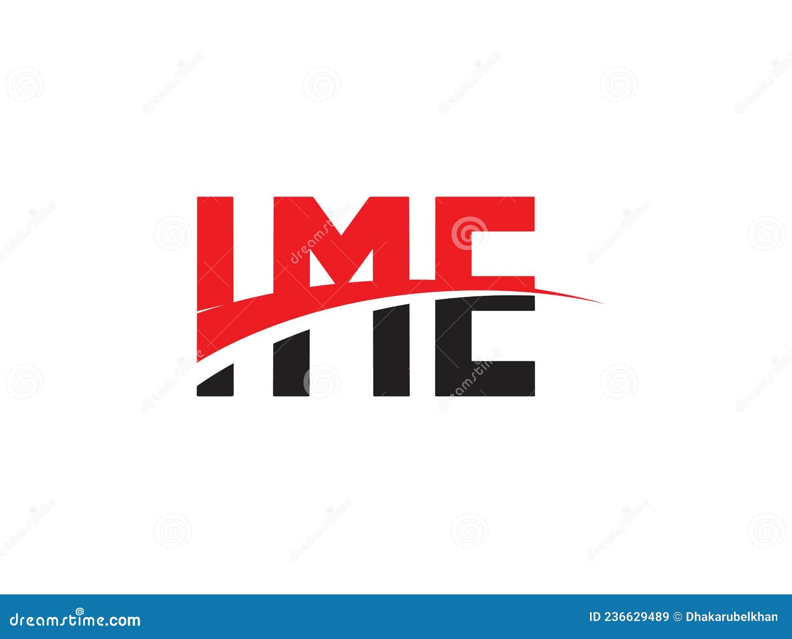 IME Letter Initial Logo Design Vector Illustration Stock Vector ...