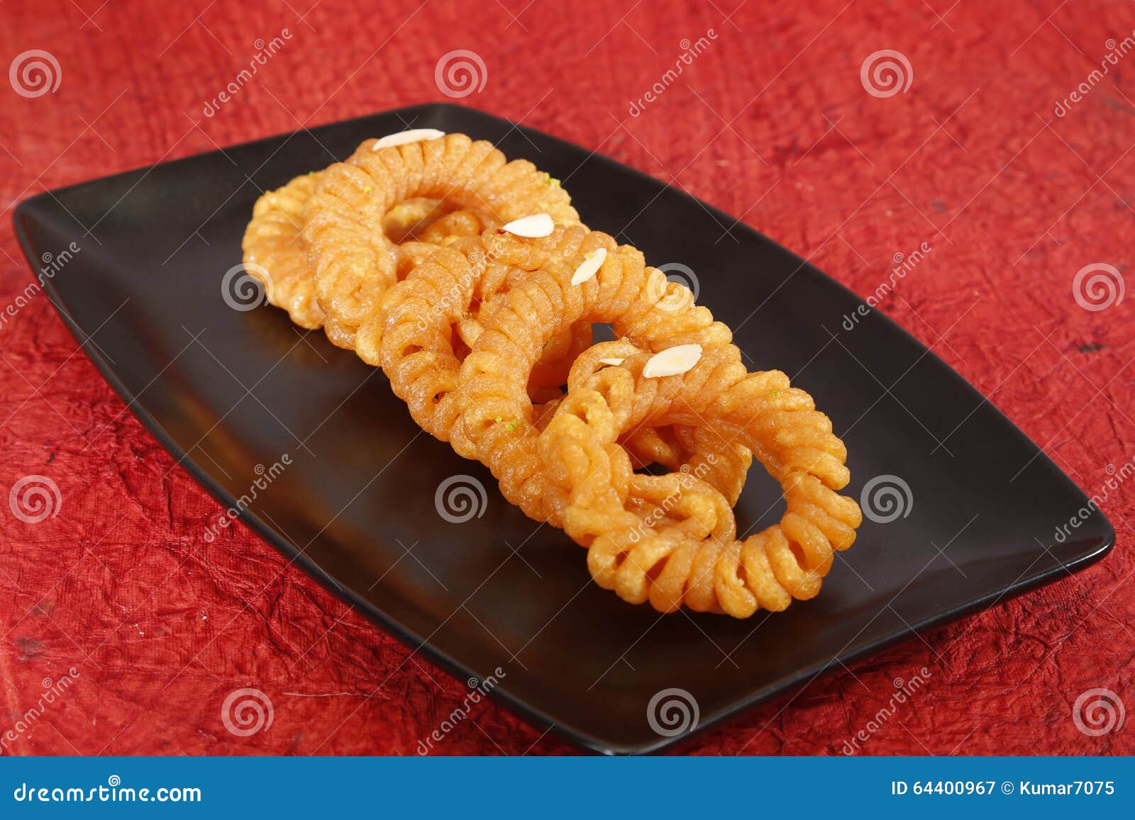 Imerti - Indian Sweets Red Background Stock Image - Image of sweet ...