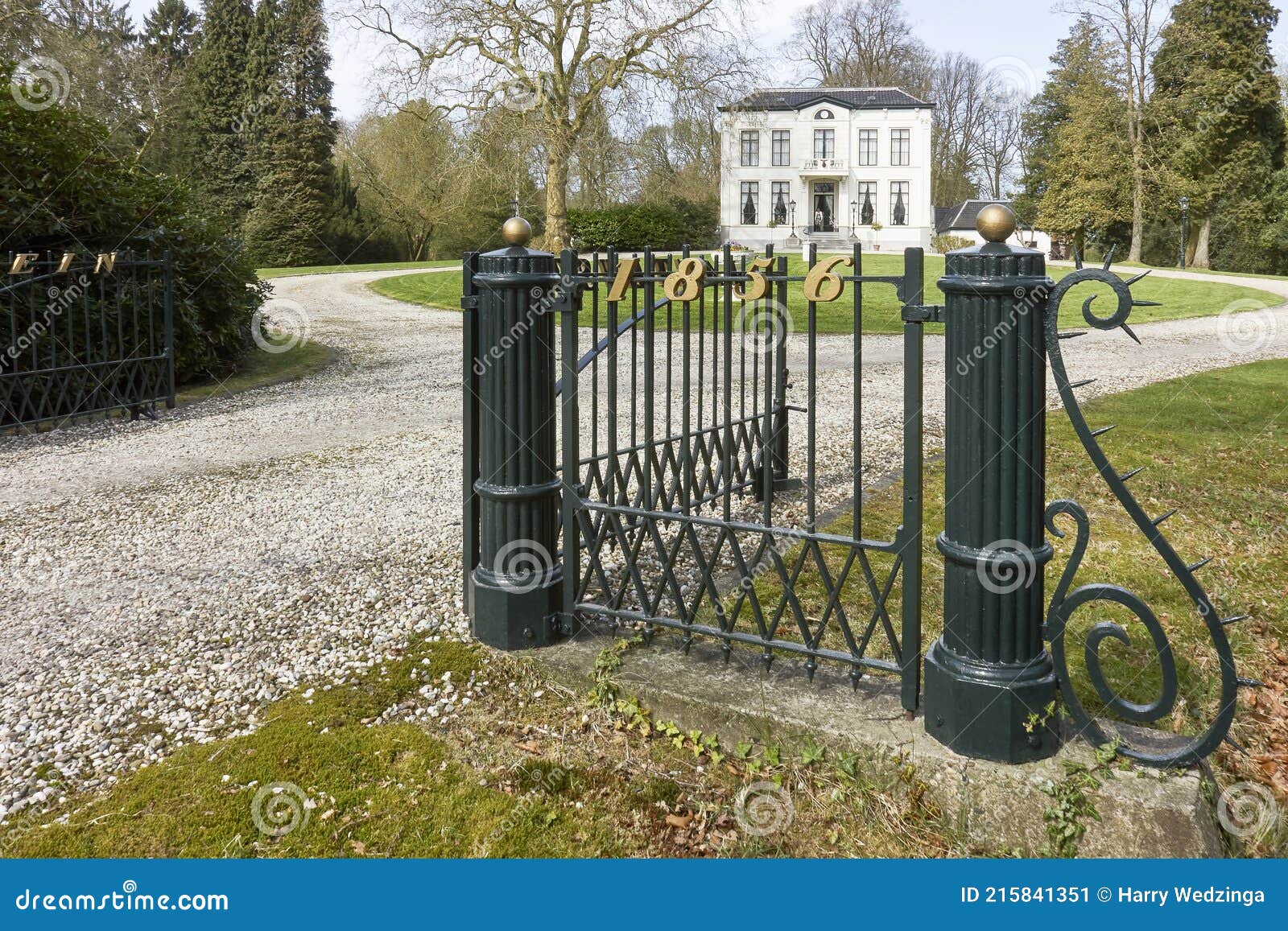 The Estate Klein Jagtlust in Oranjewoud, Editorial Photo - Image of ...