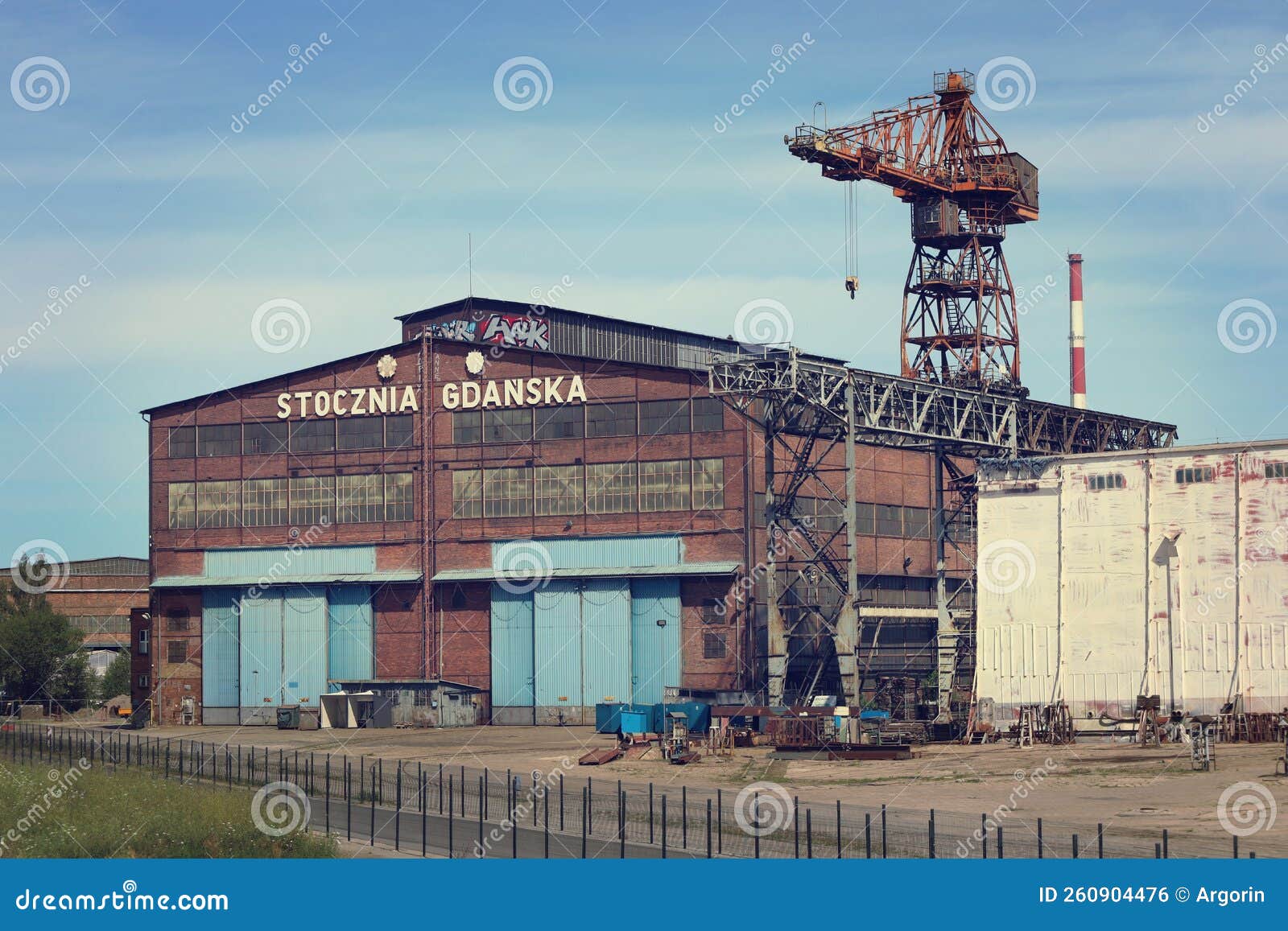 Shipyard Historical Hall in Gdansk Editorial Photo - Image of hall ...