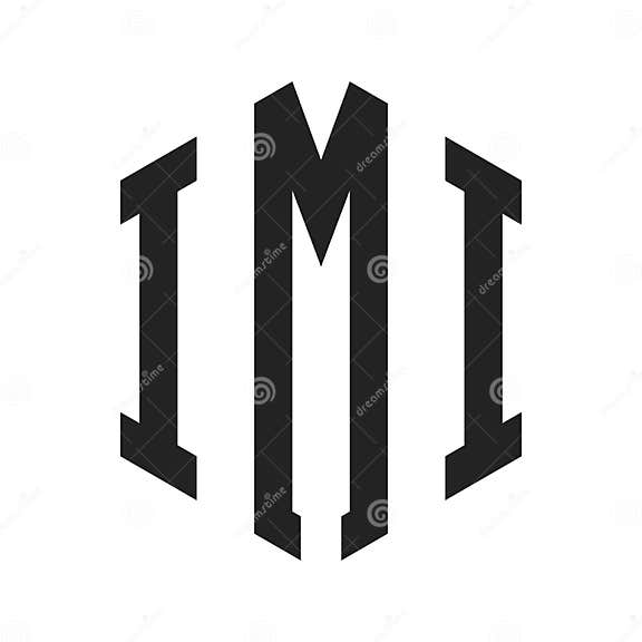 IMI Logo Design. Initial Letter IMI Monogram Logo Using Hexagon Shape ...
