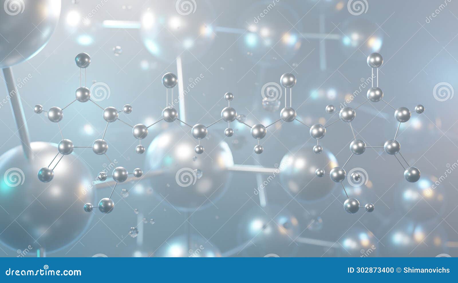 Imidazolidinyl Urea Molecular Structure, 3d Model Molecule ...