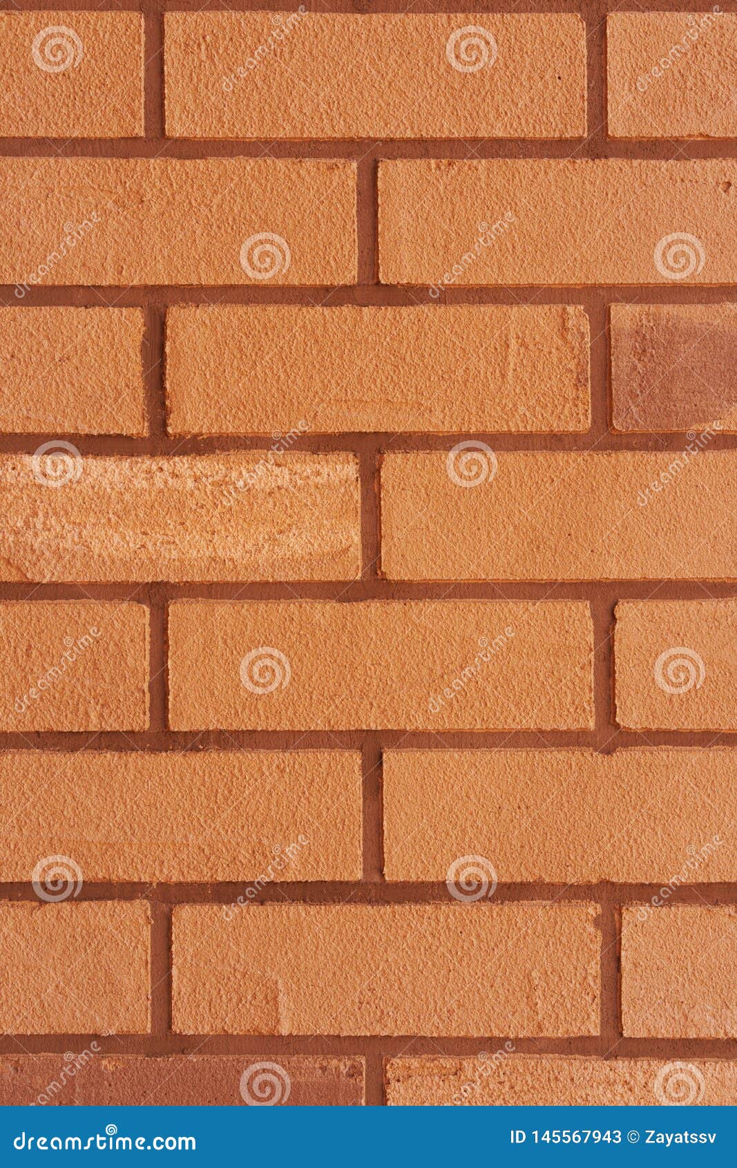 Imitation of Brickwork with Decorative Plaster - Texture of Bricks ...