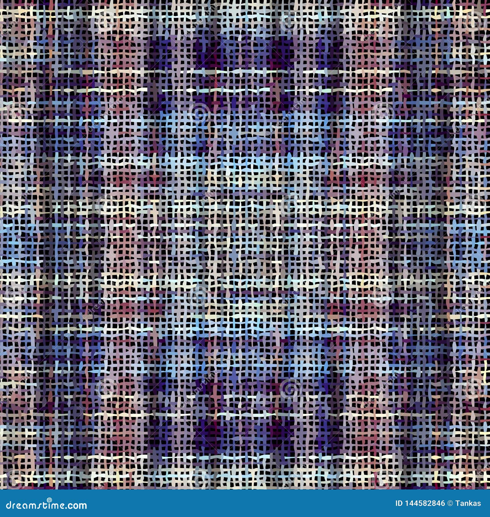 Imitation of a Texture of Tweed Fabric Seamless Pattern. Stock Vector ...