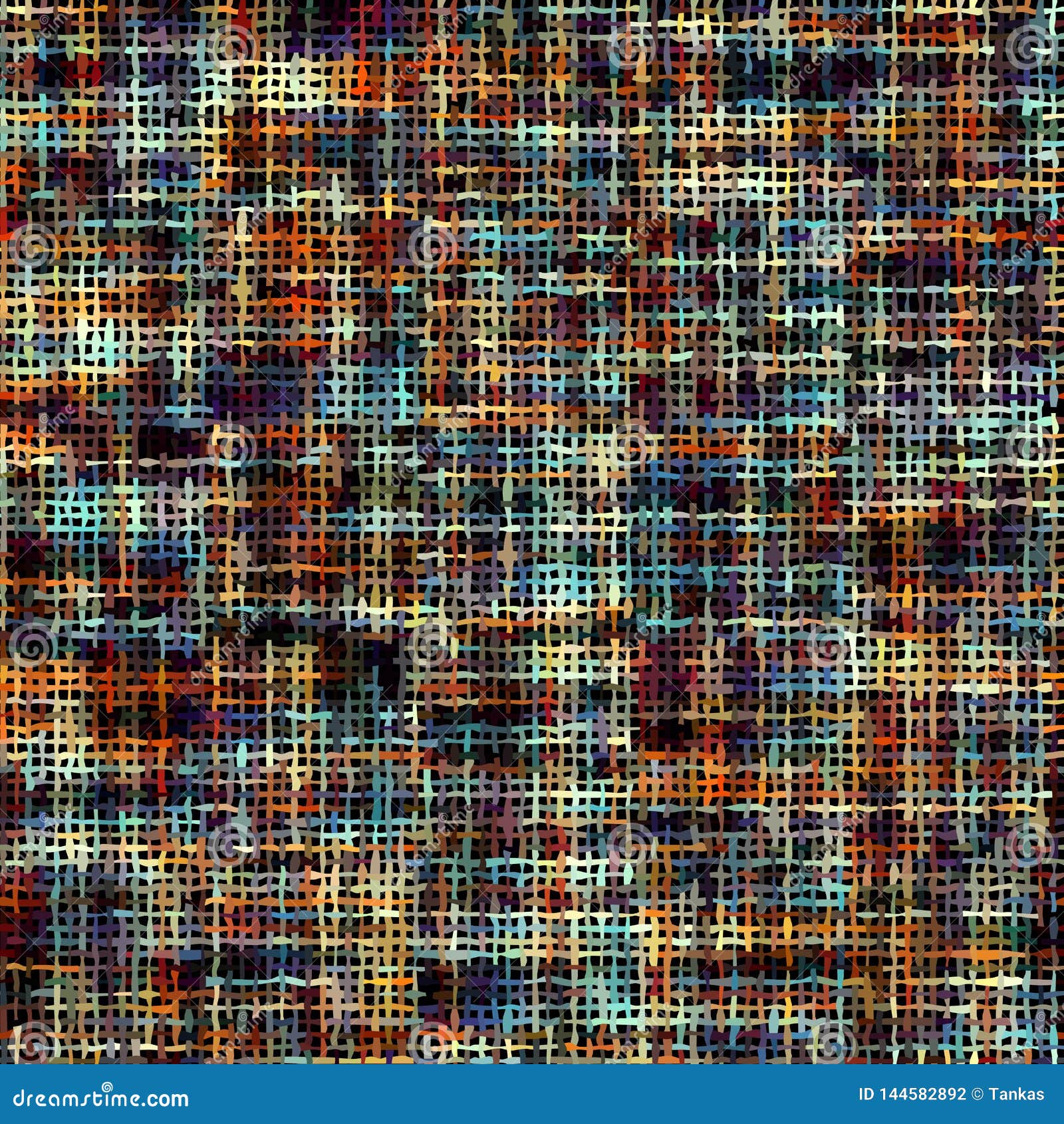 Imitation of a Texture of Tweed Fabric Seamless Pattern. Stock Vector ...