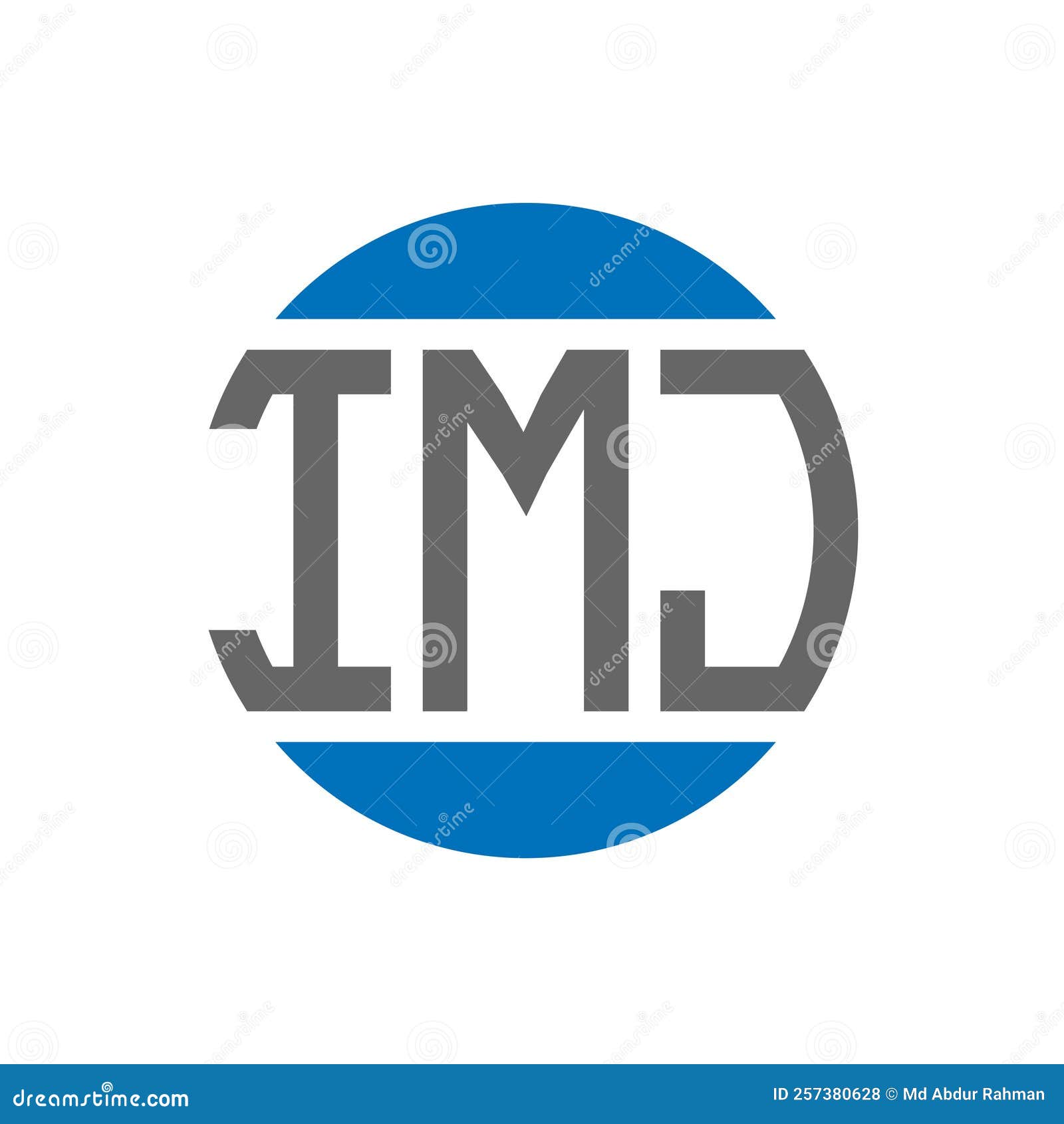 IMJ Letter Logo Design on White Background. IMJ Creative Initials ...