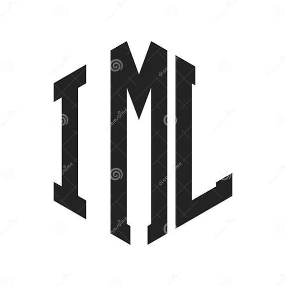IML Logo Design. Initial Letter IML Monogram Logo Using Hexagon Shape ...