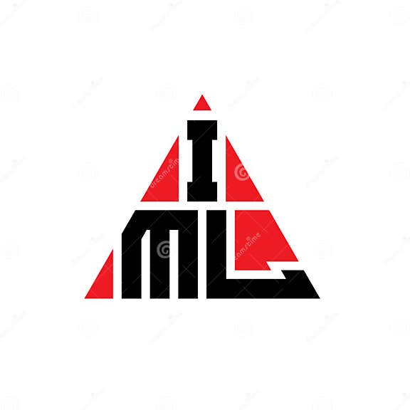 IML Triangle Letter Logo Design with Triangle Shape. IML Triangle Logo ...