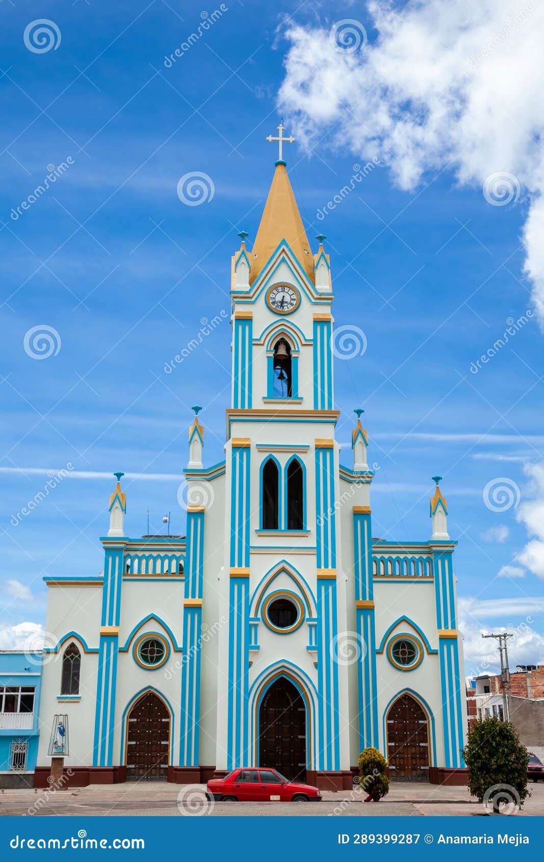 Immaculate Conception Church Located at the Clara Tocarruncho Square in the Municipality of ...