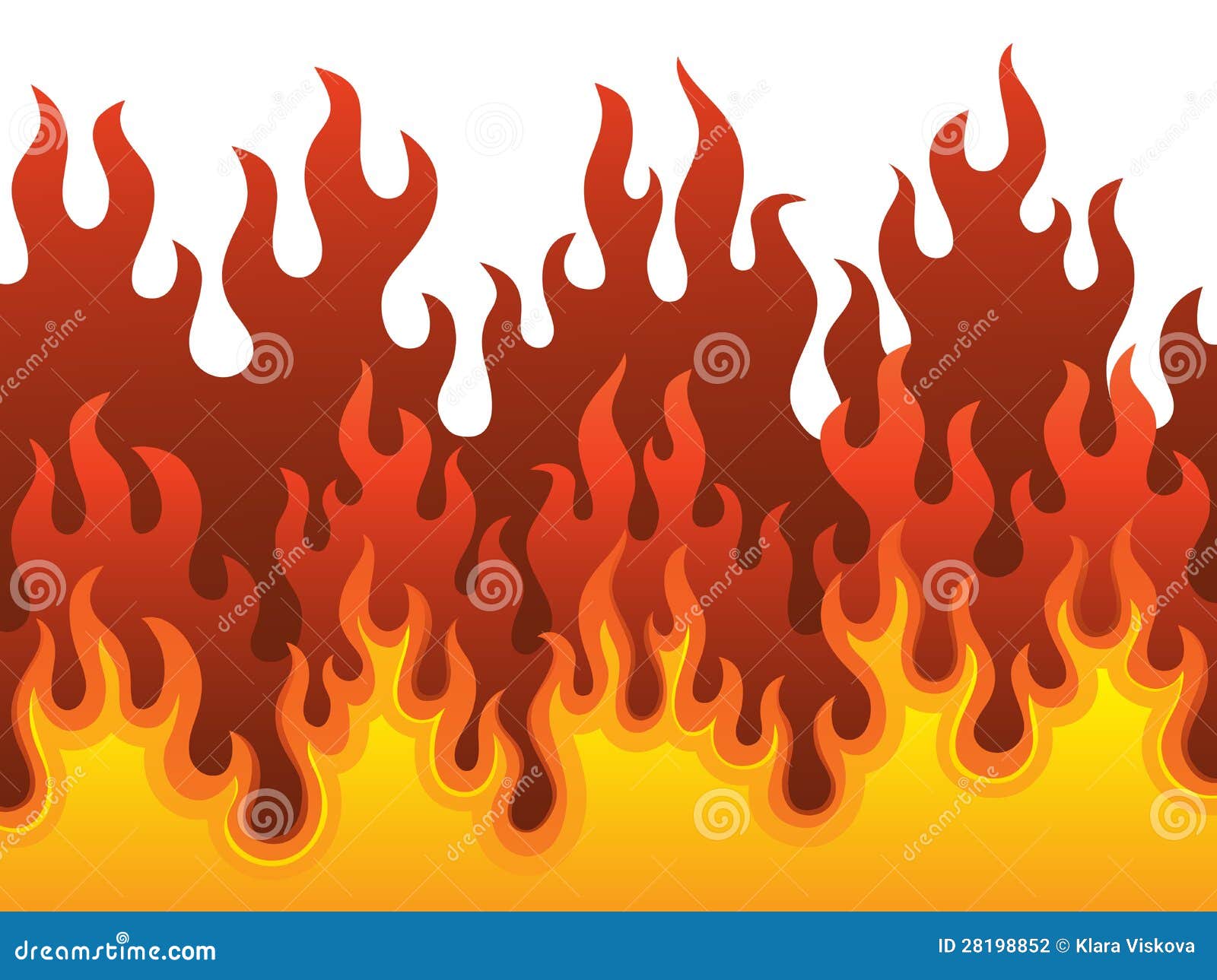 Immagine Con Il Tema 1 Del Fuoco Illustrazione Vettoriale ...