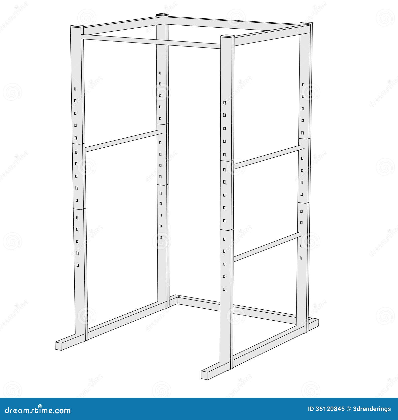 Immagine Della Gabbia Di Forma Fisica Illustrazione di Stock ...