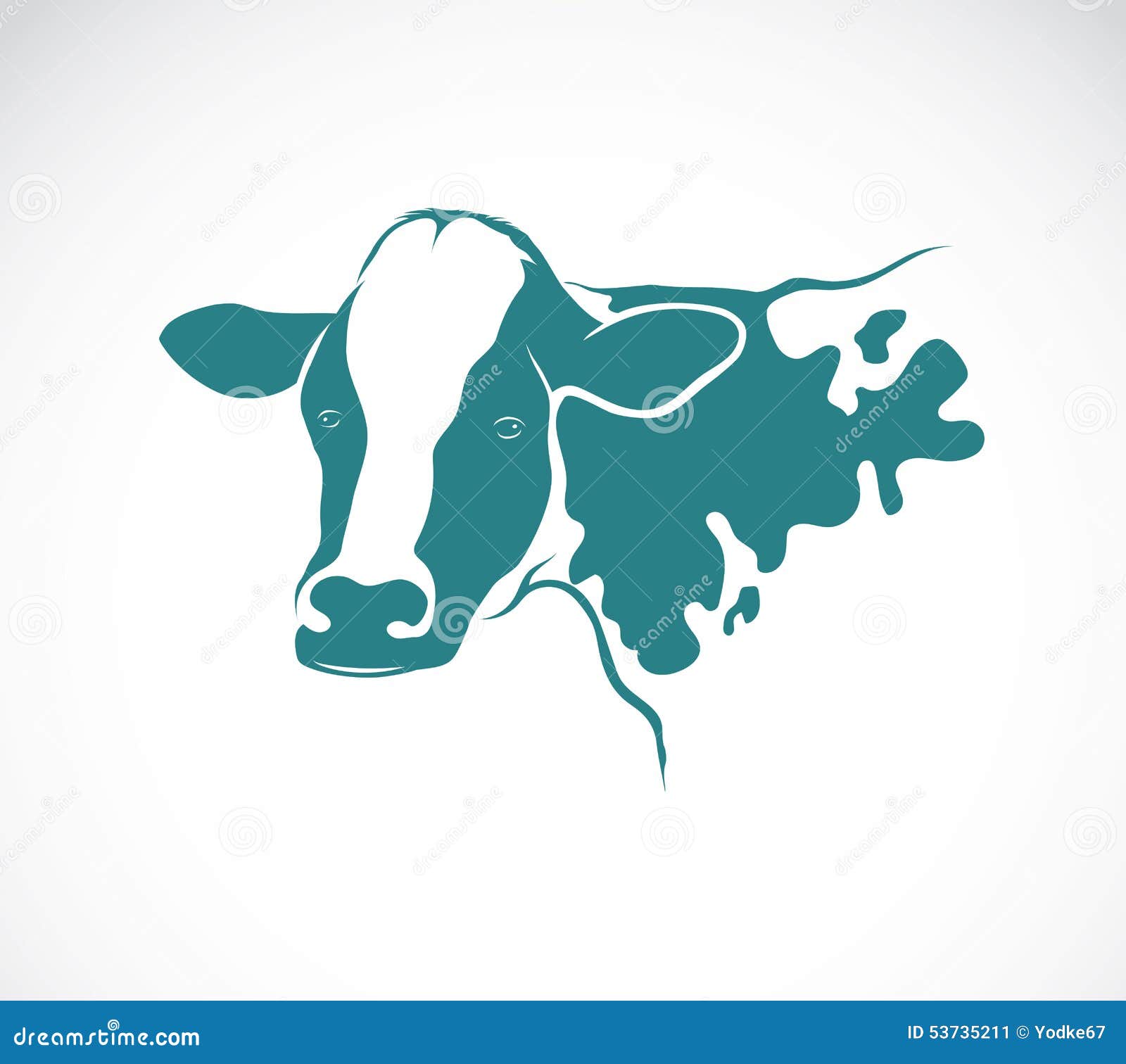 Immagine Di Vettore Di Una Mucca Illustrazione Vettoriale ...