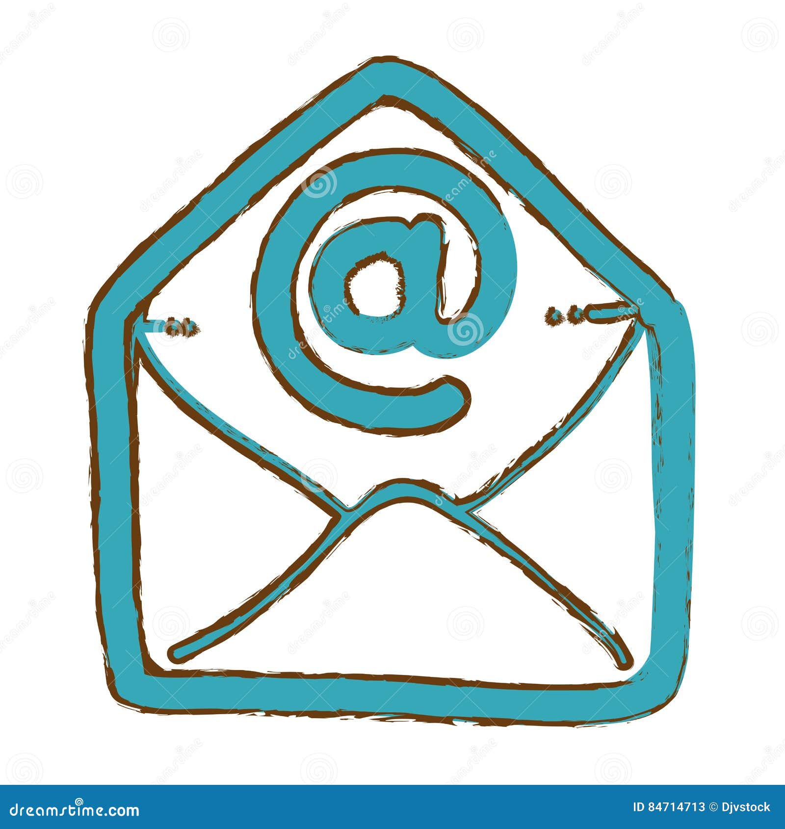 Immagine Relativa Delle Icone Del Email Illustrazione di Stock ...