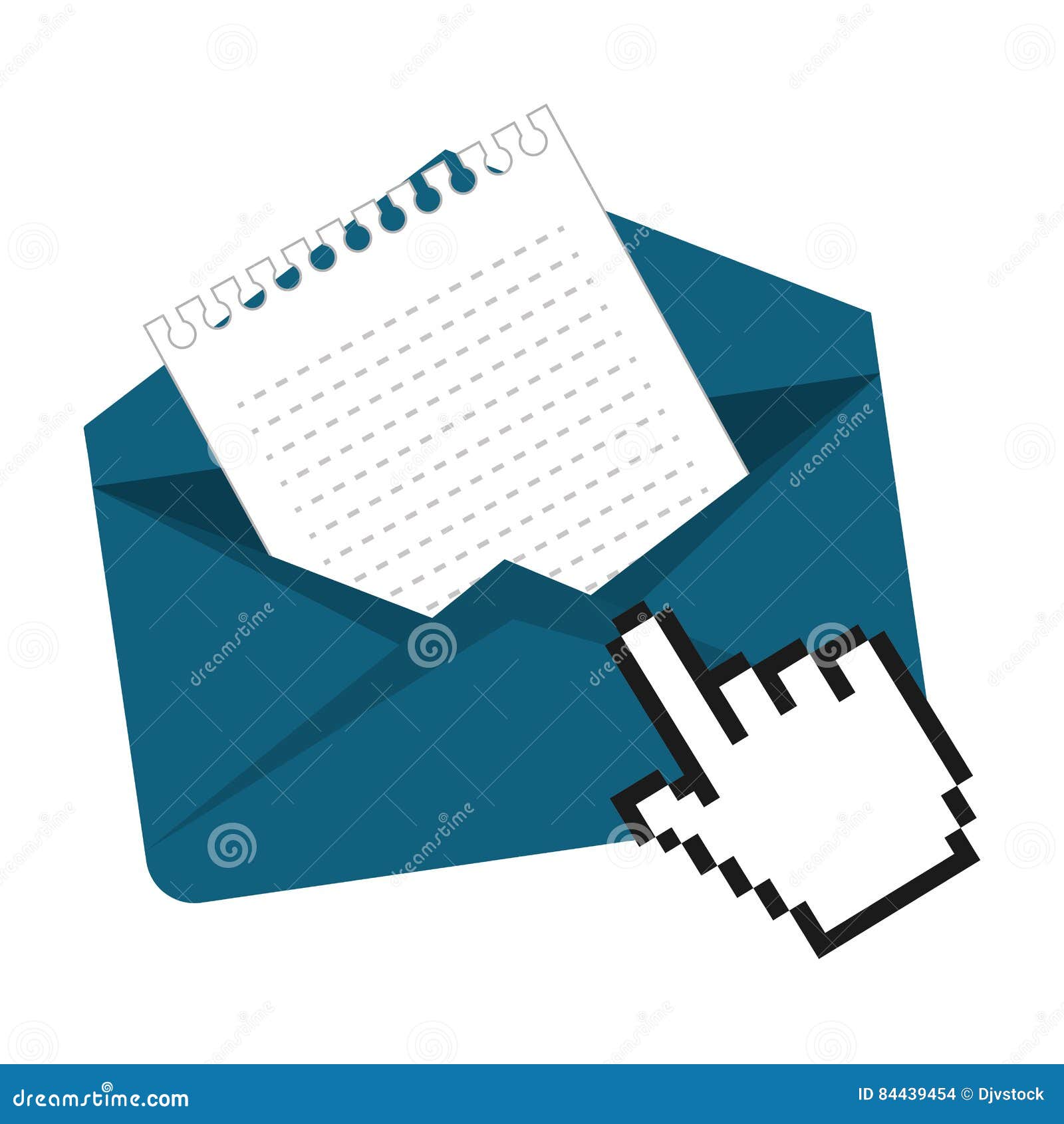 Immagine Relativa Delle Icone Della Posta Della Busta Del Messaggio ...