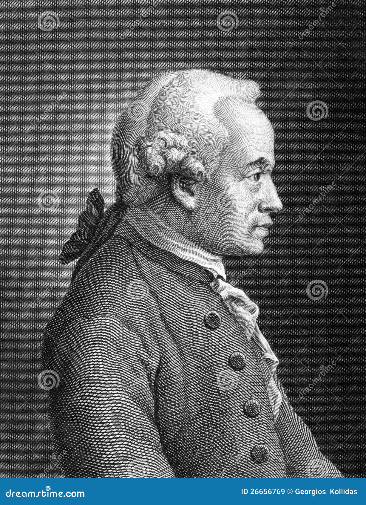 Immanuel Kant editorial stock image. Image of portrait - 26656769