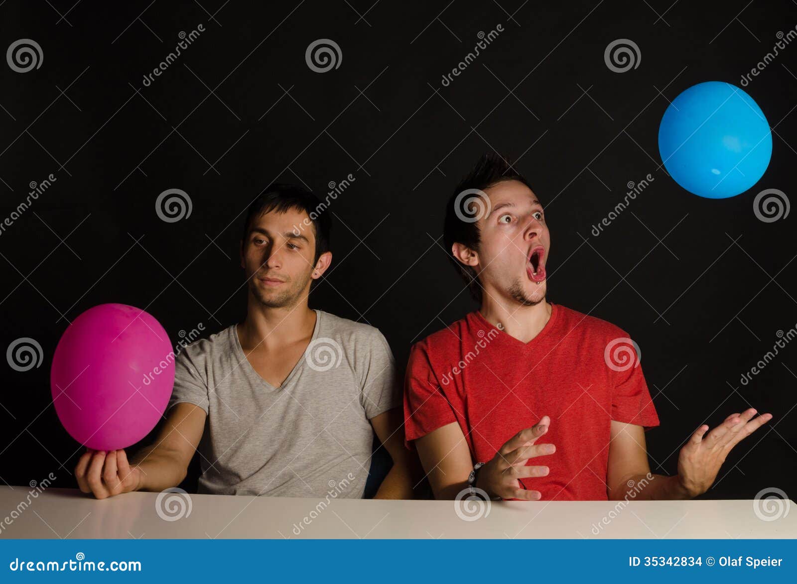 Immature guys stock photo. Image of excited, childish - 35342834