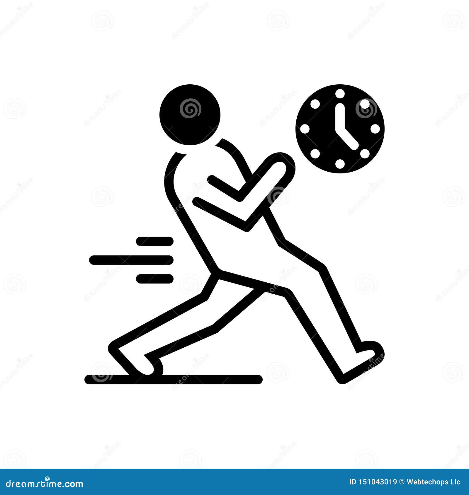 Black Solid Icon for Immediate, Immediately and Instantly Stock Vector ...