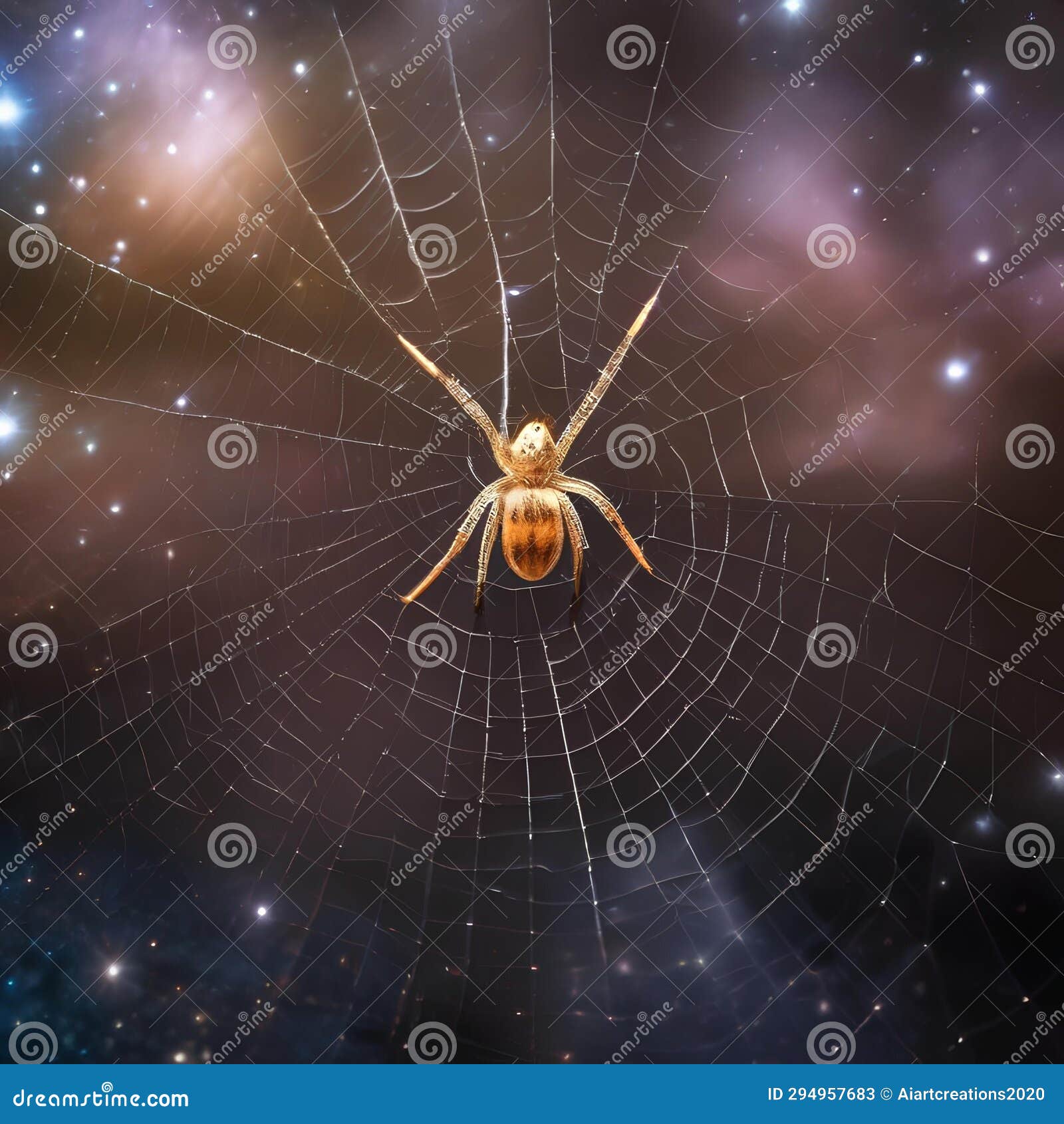An Immense, Celestial Spider, Its Web Connecting the Galaxies in a ...