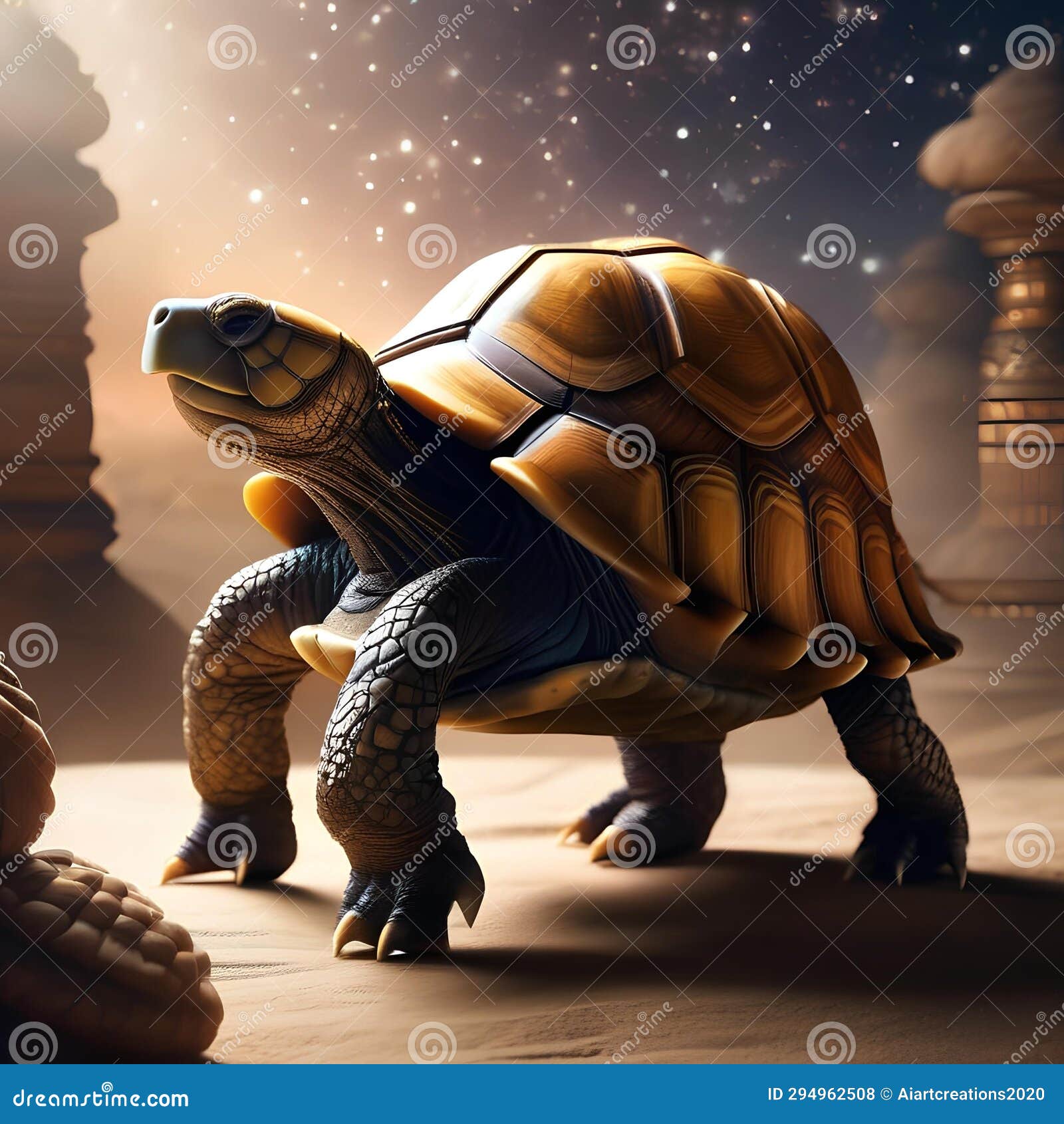 An Immense, Star-forged Tortoise with a Shell Adorned with ...