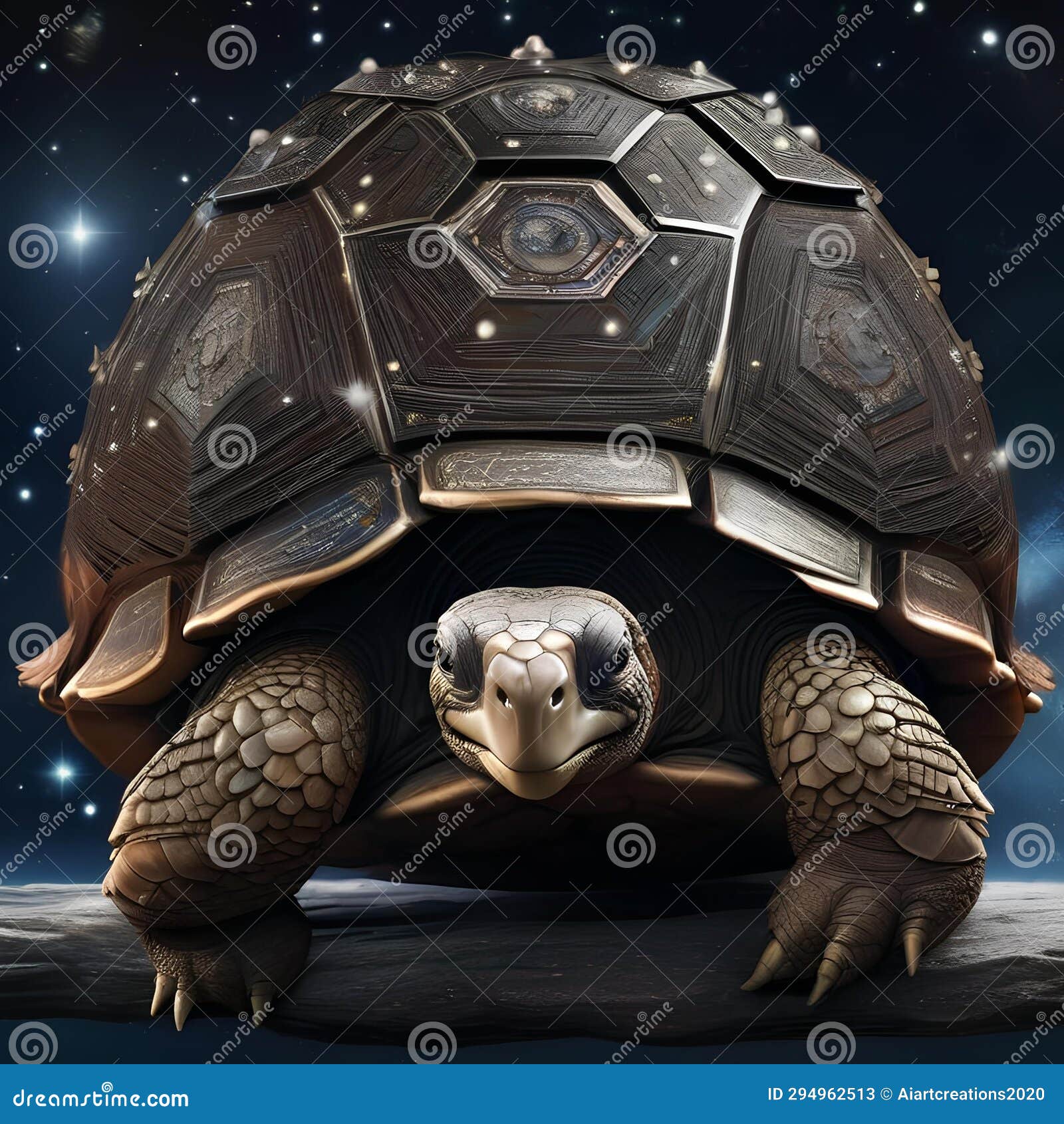 An Immense, Star-forged Tortoise with a Shell Adorned with ...
