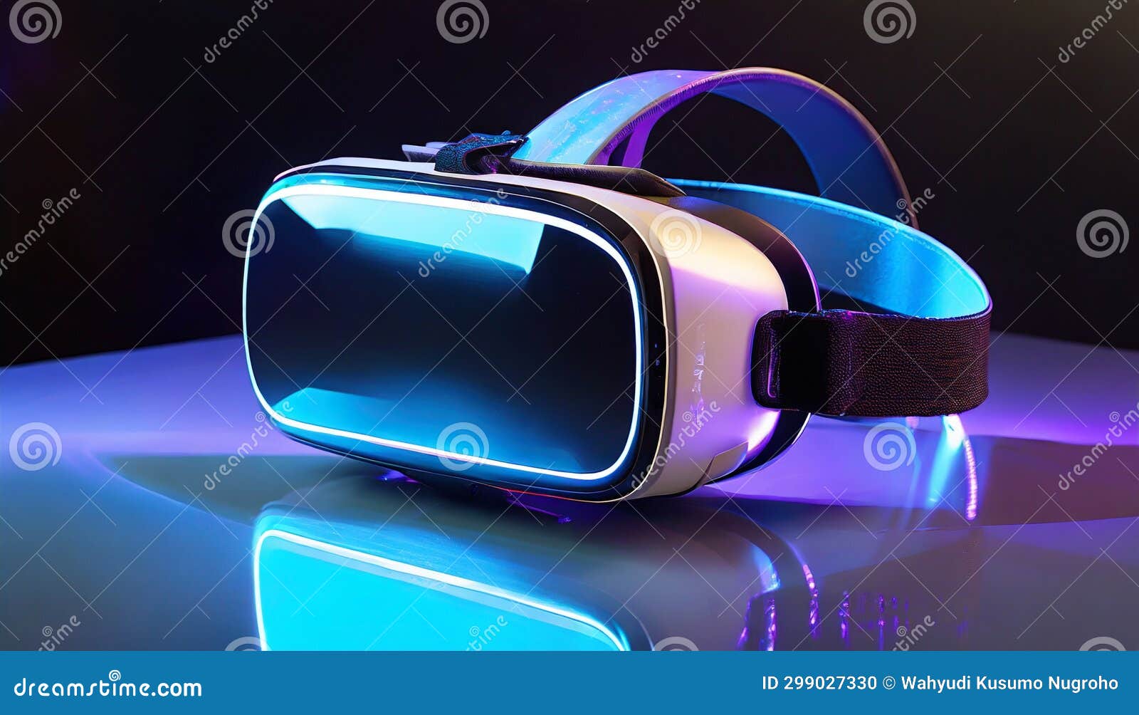 Immerse Elegance: Cutting-Edge Virtual Reality Headset Stock ...