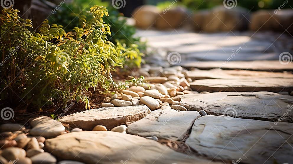 Textured Stone Path Background Stock Illustration - Illustration of ...