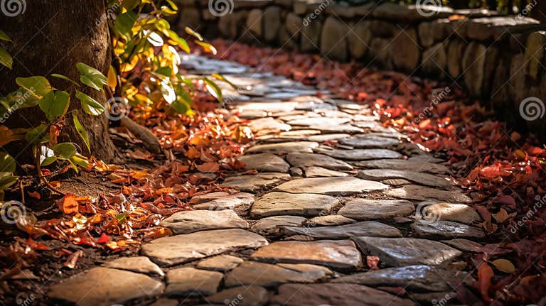 Textured Stone Path Background Stock Illustration - Illustration of ...