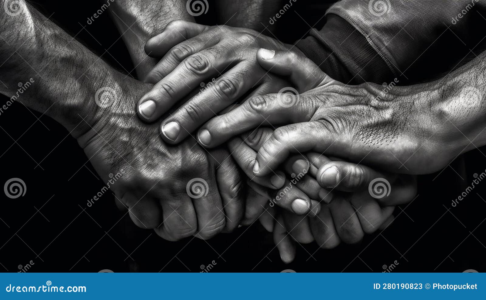 Harmony in Unity Power of Collective Collaboration Stock Illustration ...