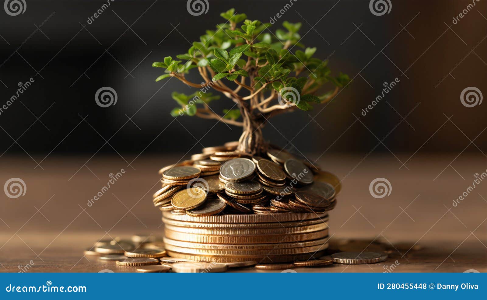 Coin Cascade: a Towering Ascent Towards Wealth and Nature S Bounty ...