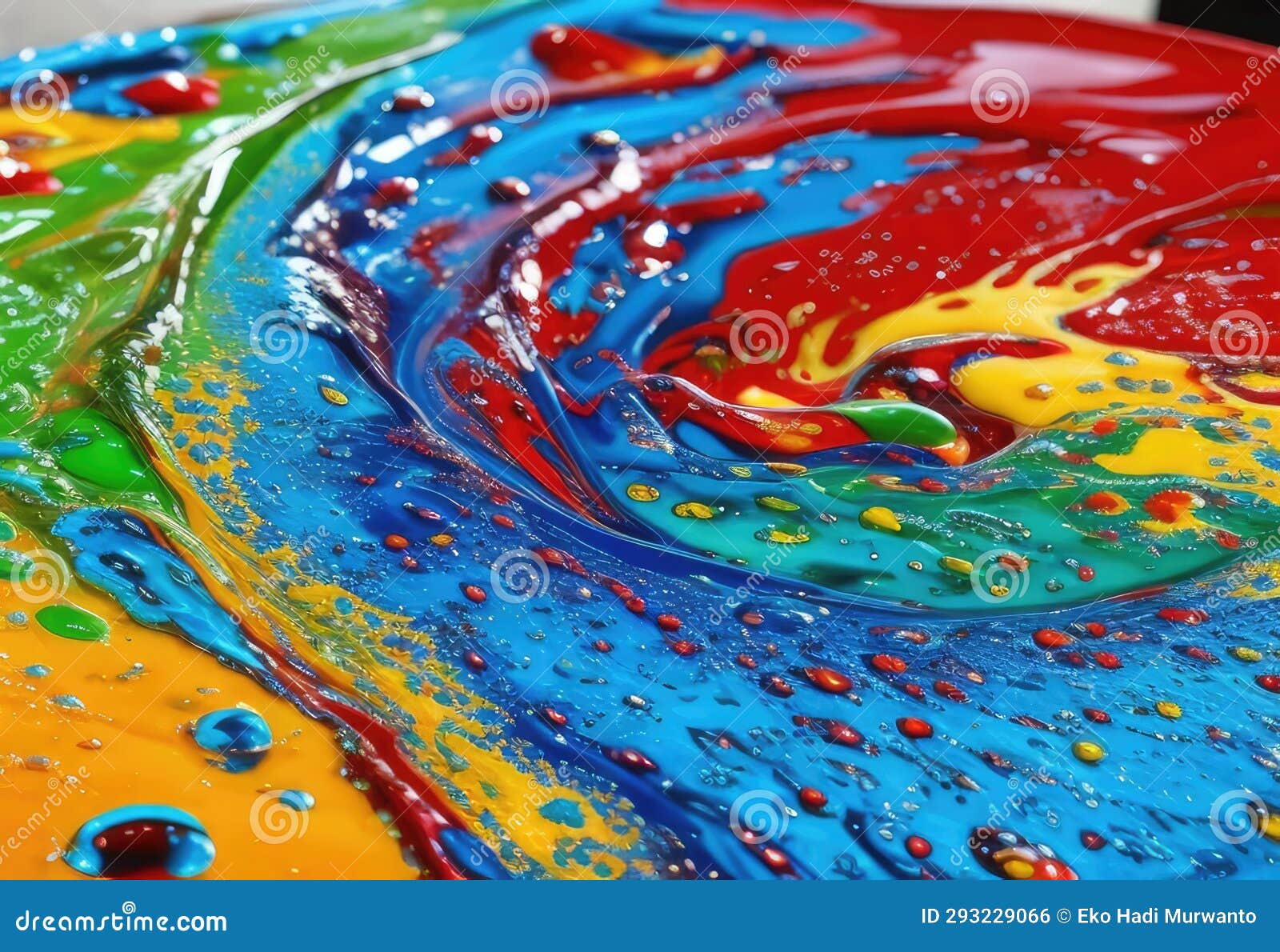 Spectrum of Liquid Splashes: a Multicolor HD Wallpaper Stock ...