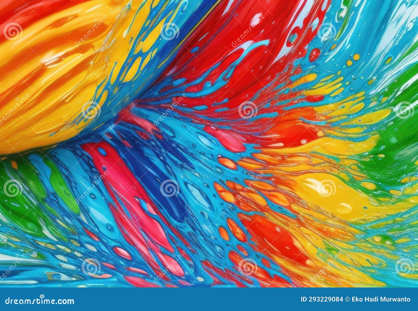 Spectrum of Liquid Splashes: a Multicolor HD Wallpaper Stock ...