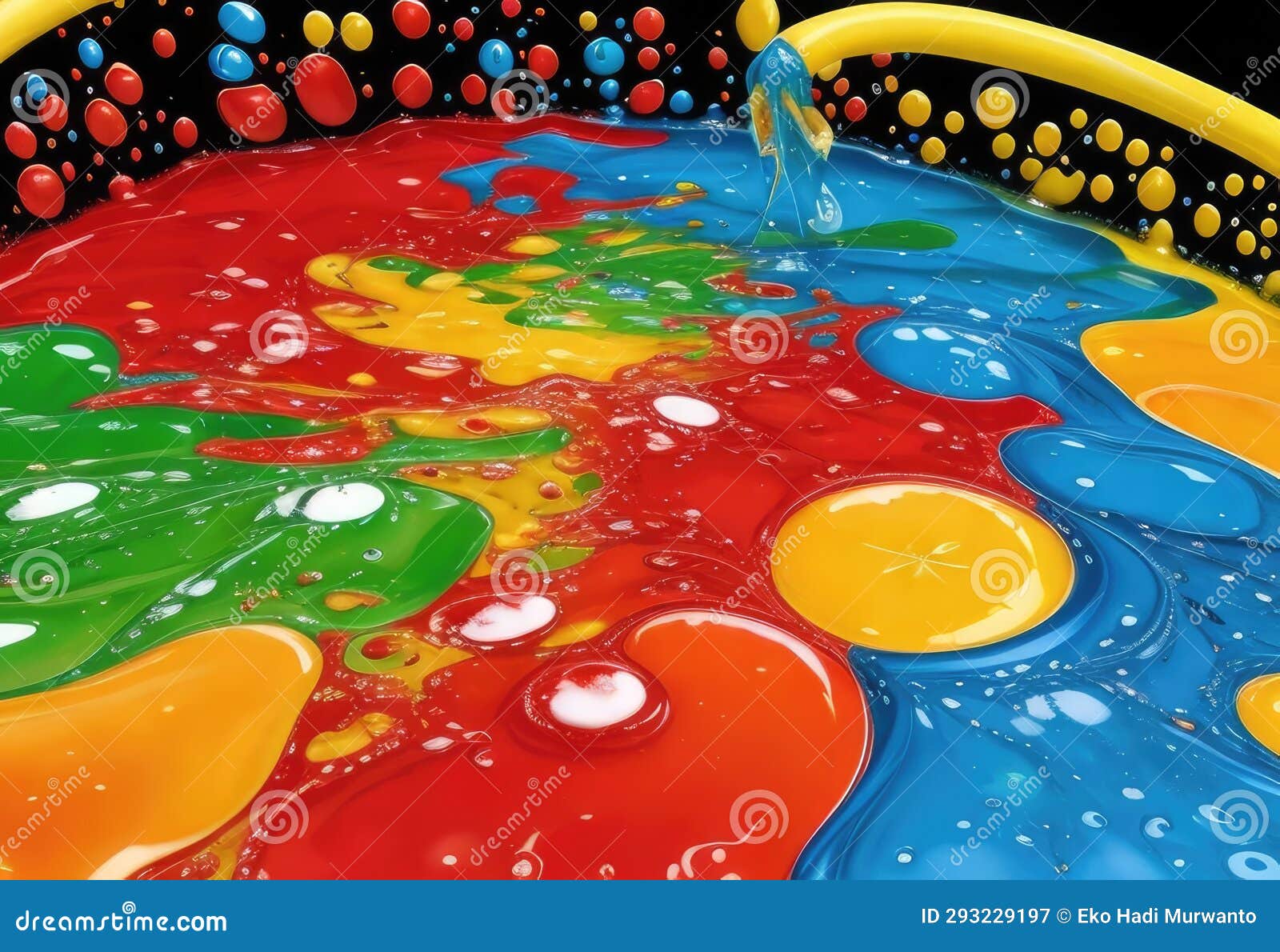 Spectrum of Liquid Splashes: a Multicolor HD Wallpaper Stock ...