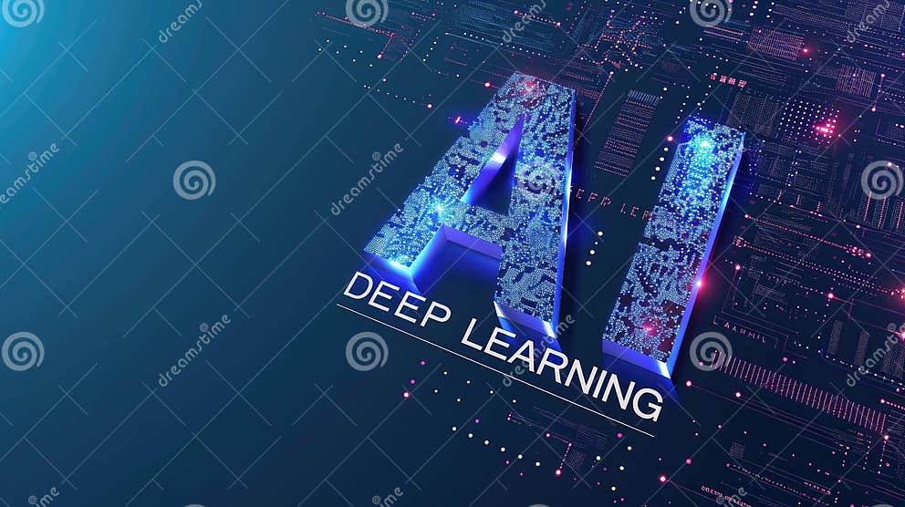 Algorithmic Symphony: AI, LLM, and Deep Learning in Concert Stock Photo ...