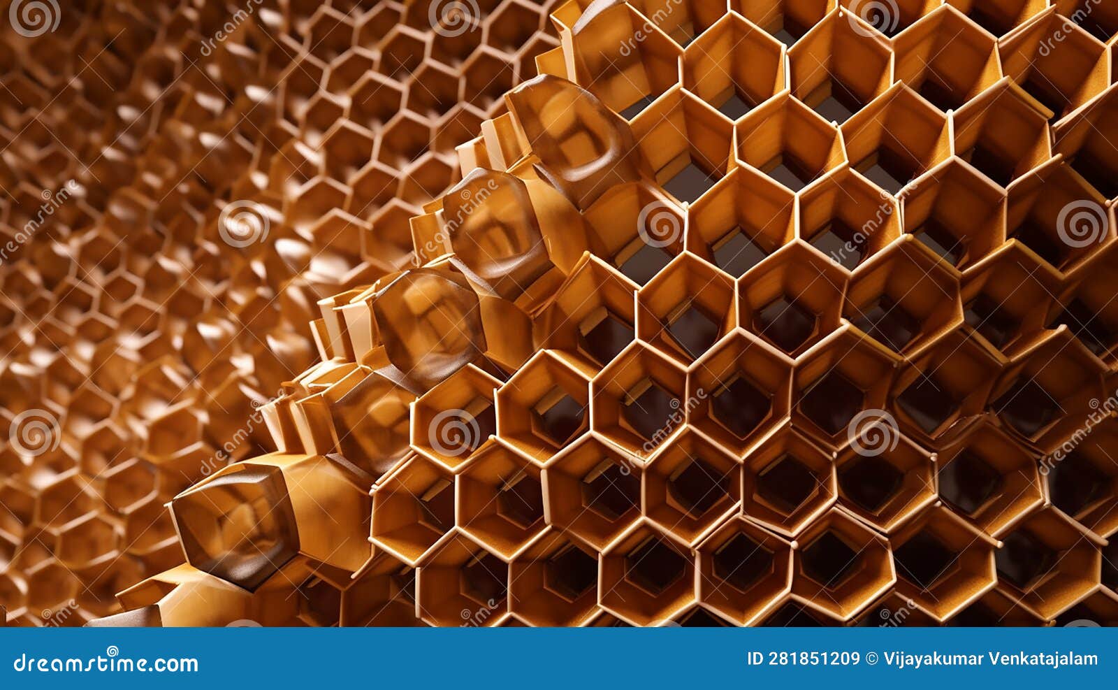 The Extraordinary Triangular Honeycombs of Stingless Bees Stock Image ...